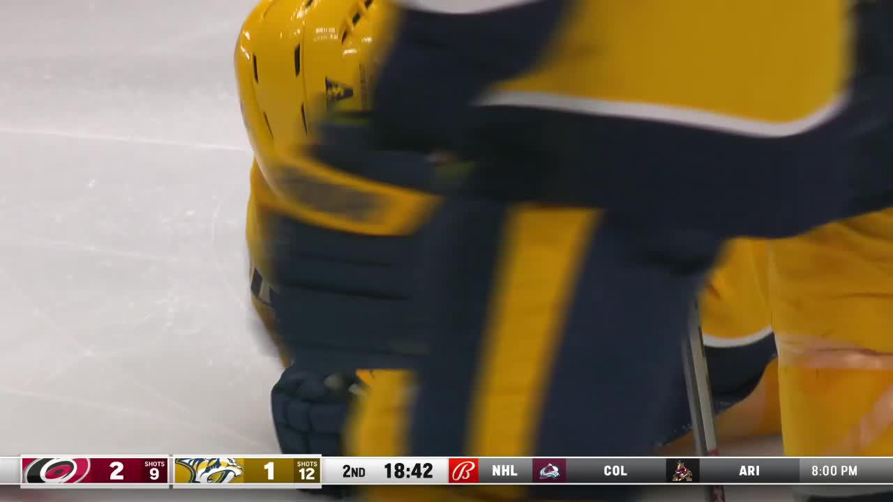 Canes beat Preds 5-2