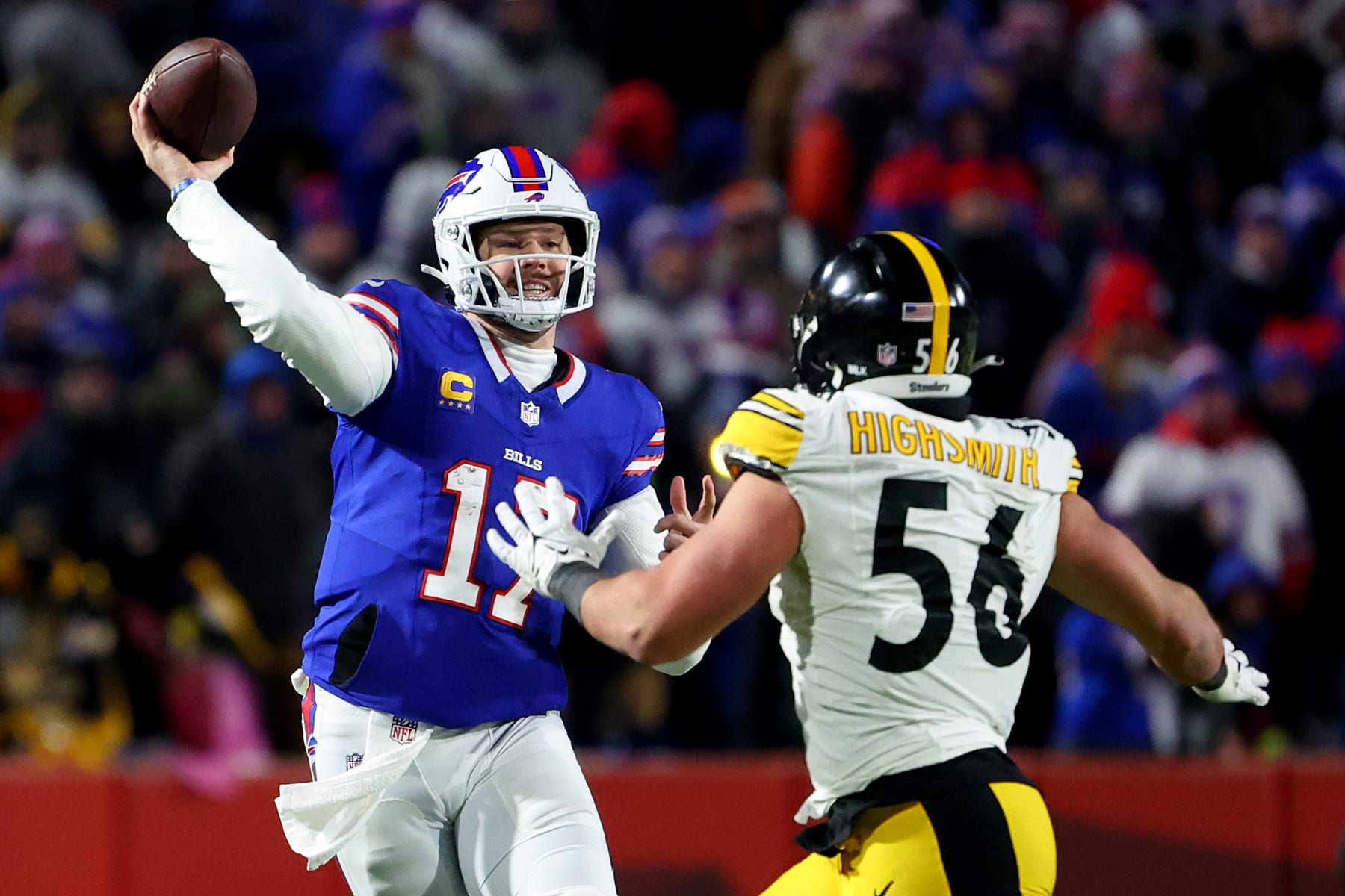 Josh Allen Electrifies NFL Fans in Snow as Bills Beat Steelers in NFL ...