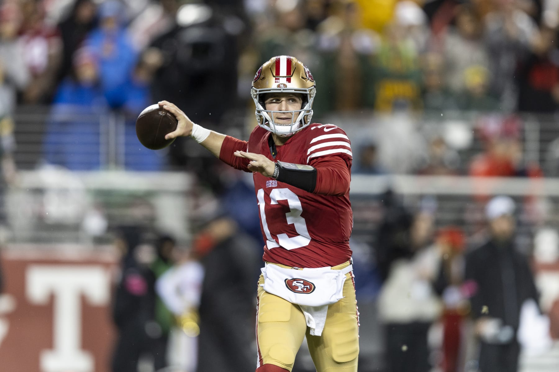 Brock Purdy Says Weather, Rain Impacted Accuracy in 49ers' Win vs. Love ...
