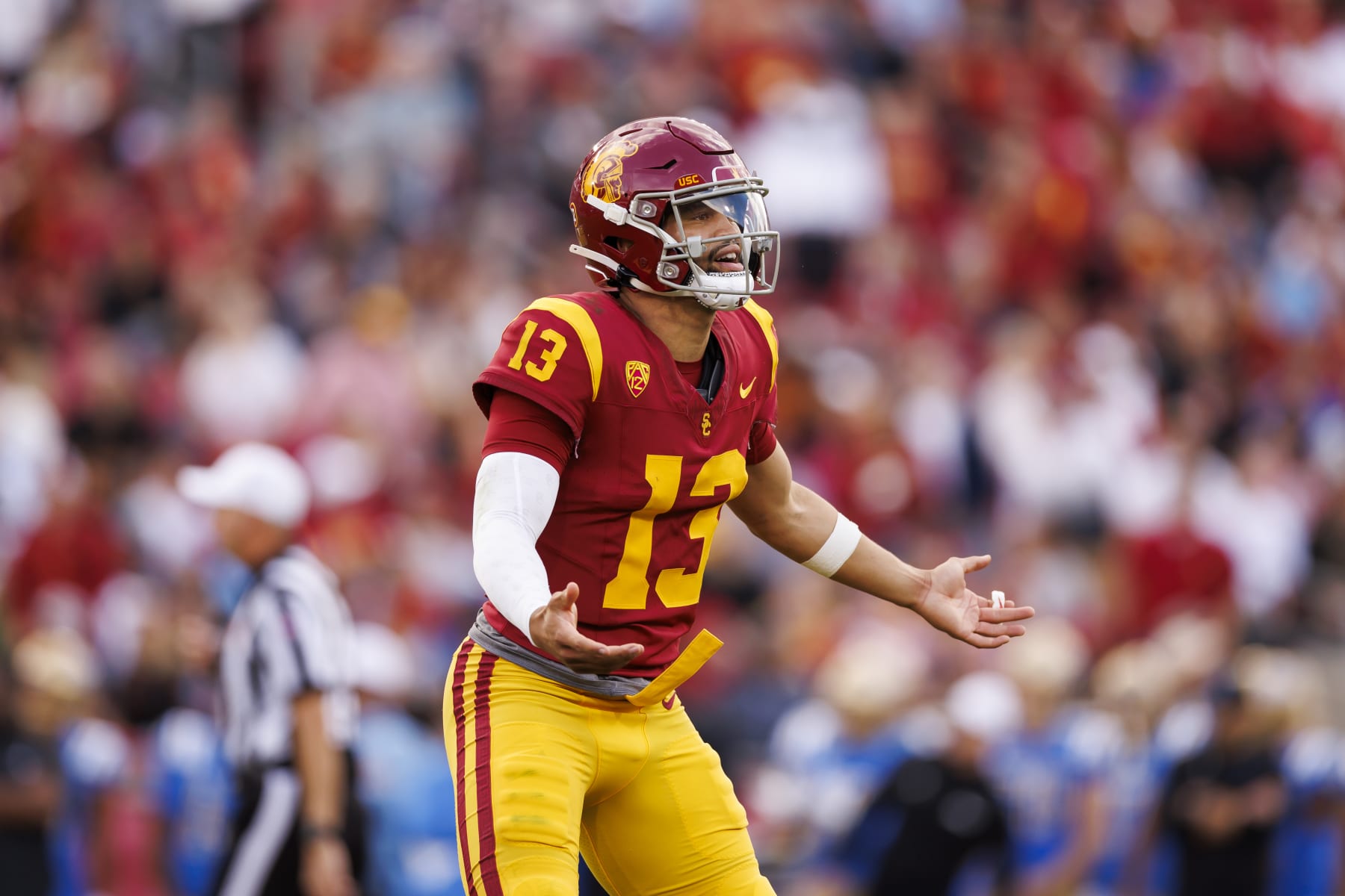 Caleb Williams Likes Video of Merril Hoge Saying He Isn't Special Ahead ...