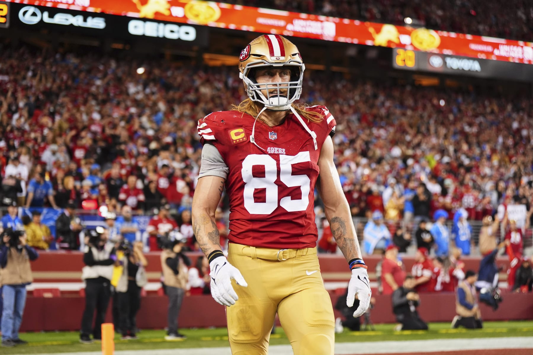 49ers' George Kittle, Arik Armstead Active for Super Bowl 58 After Toe ...