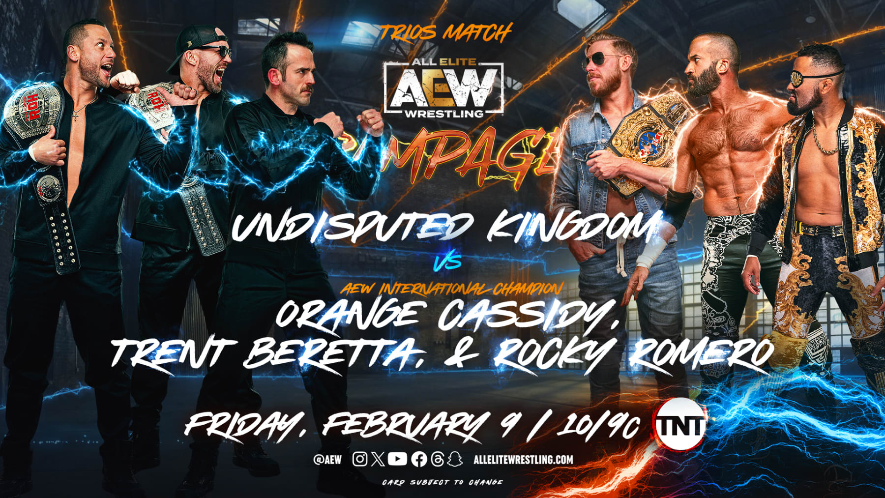 AEW Rampage Results: Winners, Live Grades, Reaction, Highlights From Feb. 9