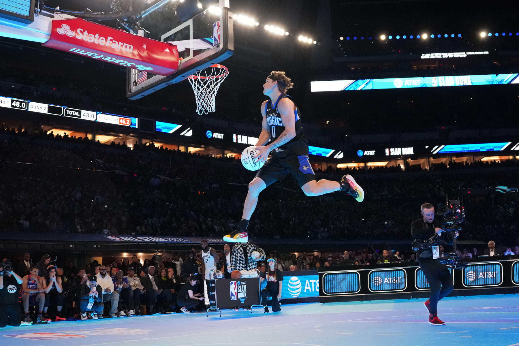 Mac McClung Thrills Fans by Beating Jaylen Brown for 2nd NBA Slam Dunk ...