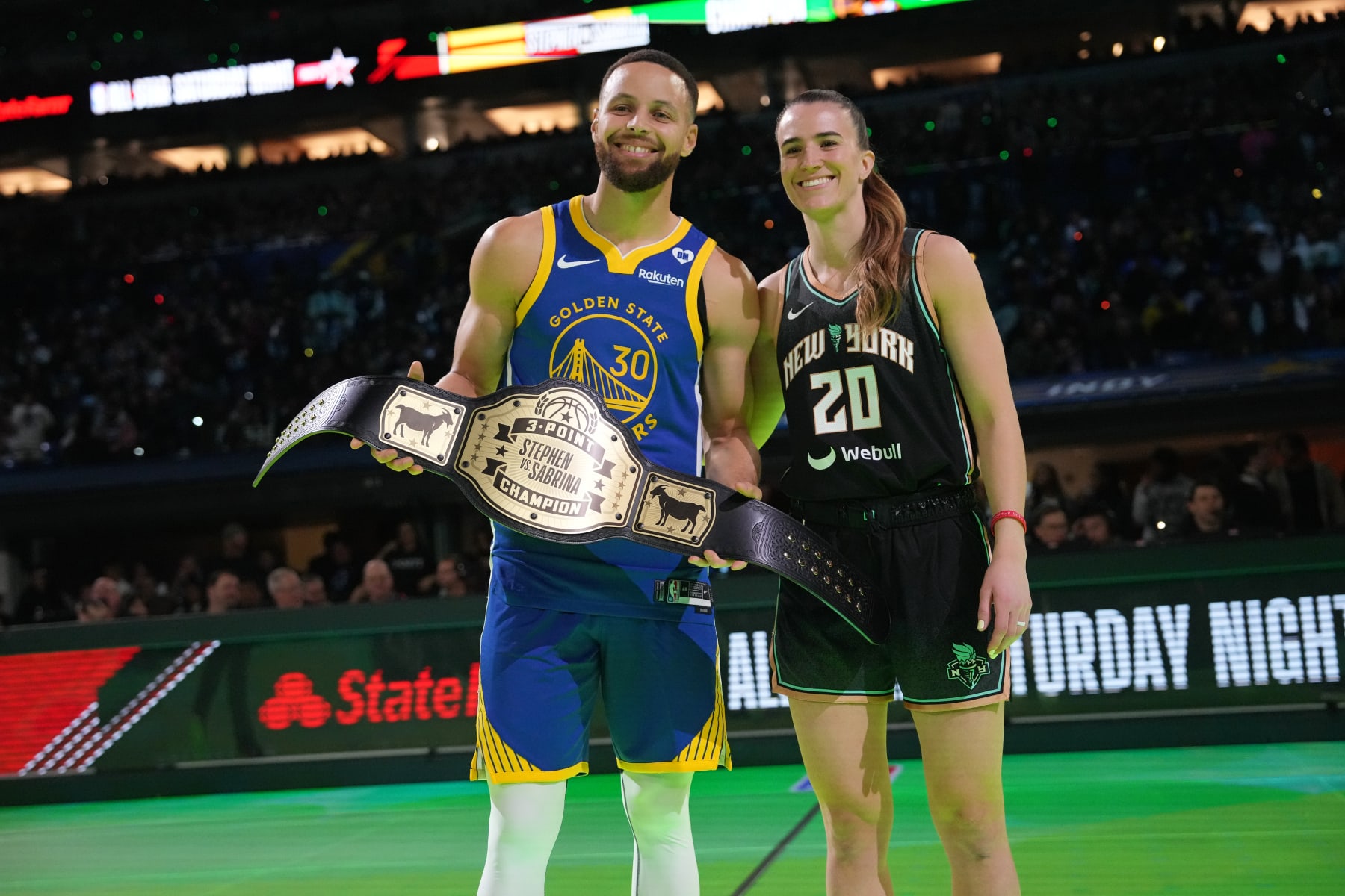 Steph Curry Hails Sabrina Ionescu 3-Point Shootout as 'Perfect' at NBA ...