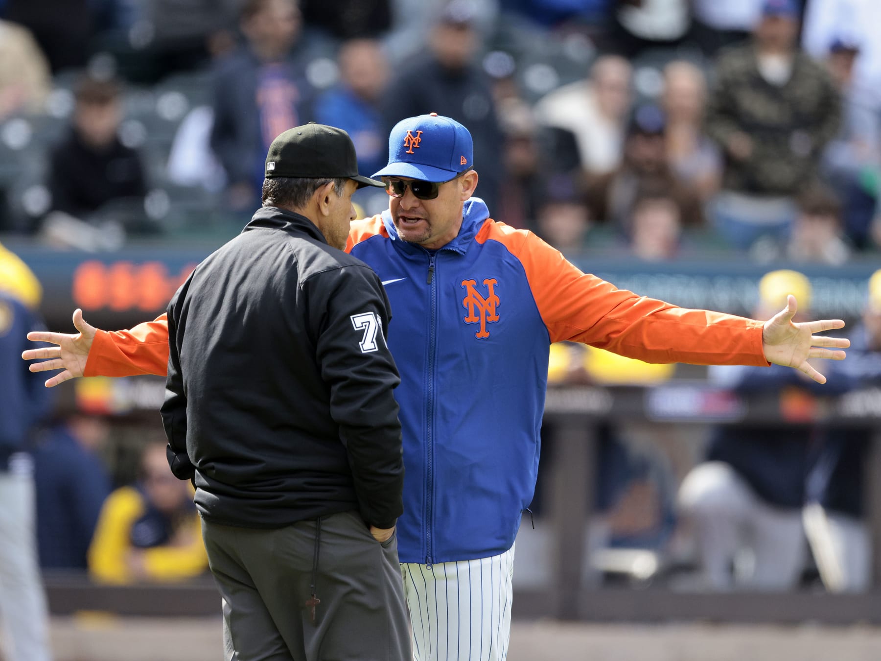 Mets' Carlos Mendoza: Yohan Ramírez Wasn't Trying to Hit Brewers' Rhys ...