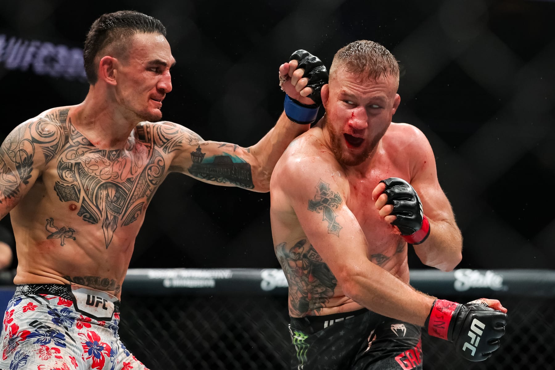 Max Holloway Praises Justin Gaethje After UFC 300 KO Win: 'A True BMF ...