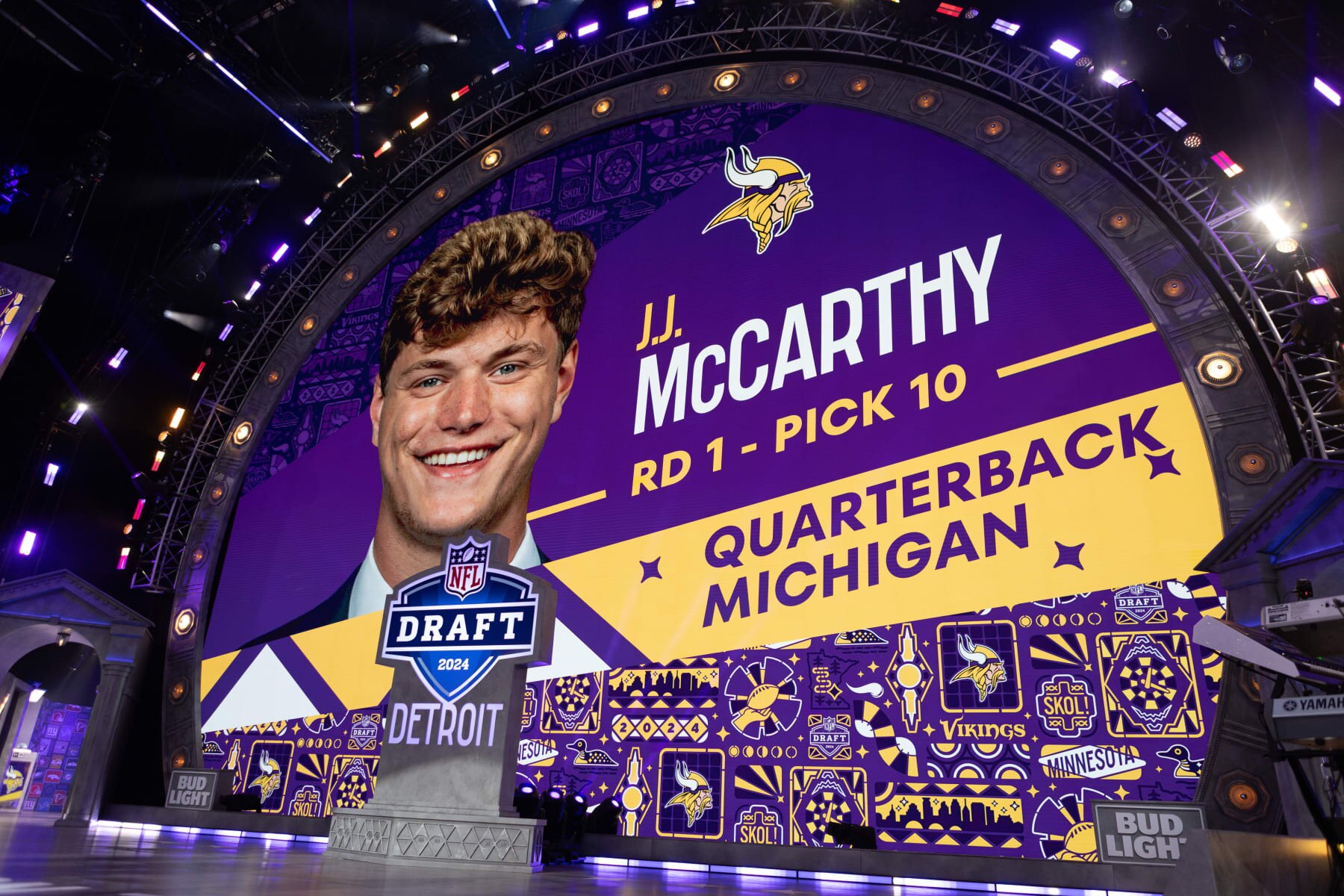 NFL Draft 2024: Michigan Sets School Record as J.J. McCarthy Among 13 ...