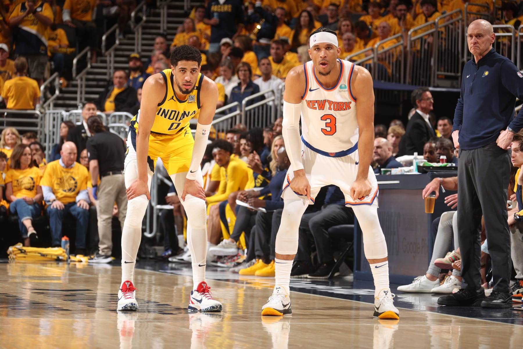 Video: Knicks' Josh Hart Jokes About Haliburton, Pacers Getting Swept ...