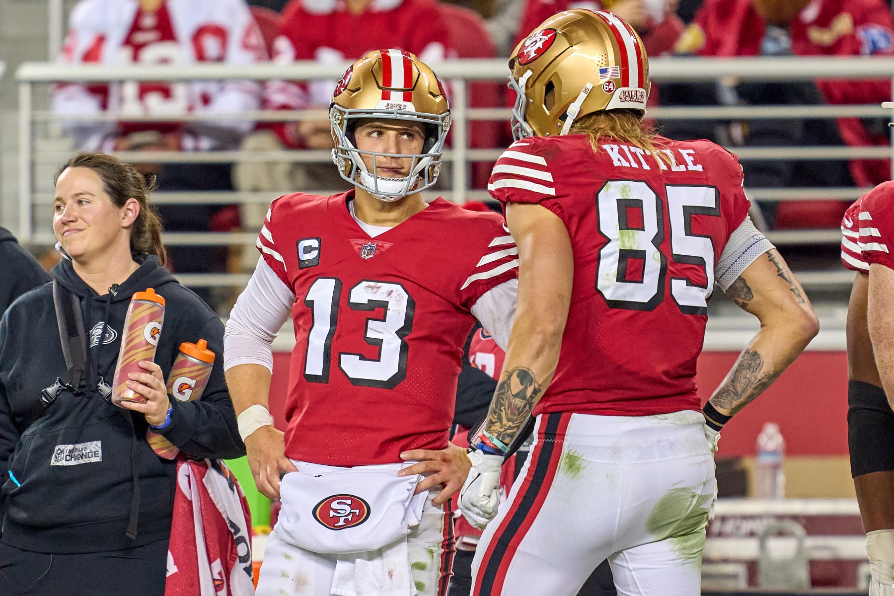 49ers' George Kittle Praises Brock Purdy's Offseason Work: 'He Looks ...