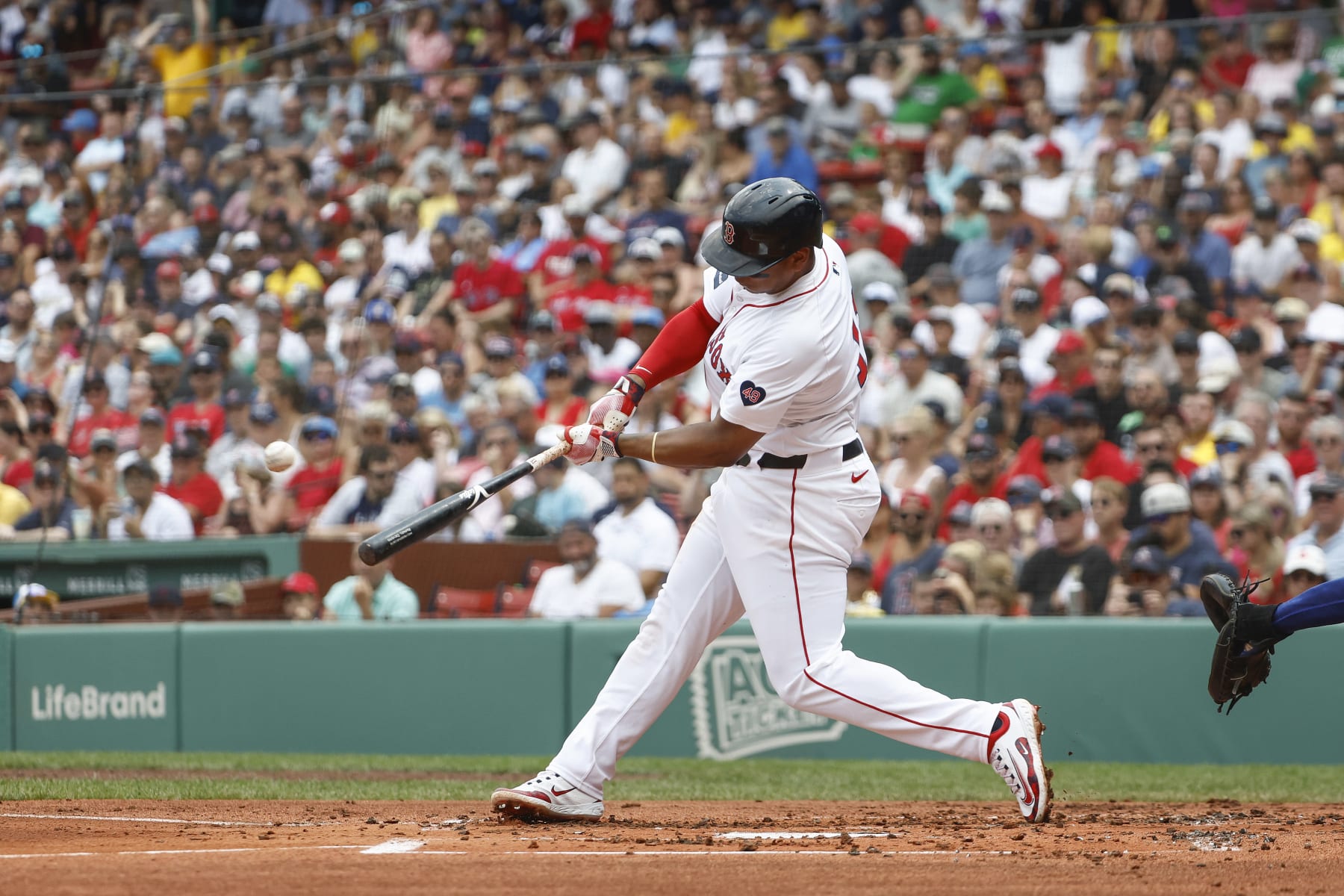 Photo: Rafael Devers' Home Run vs. Royals Breaks Seat at Red Sox's ...