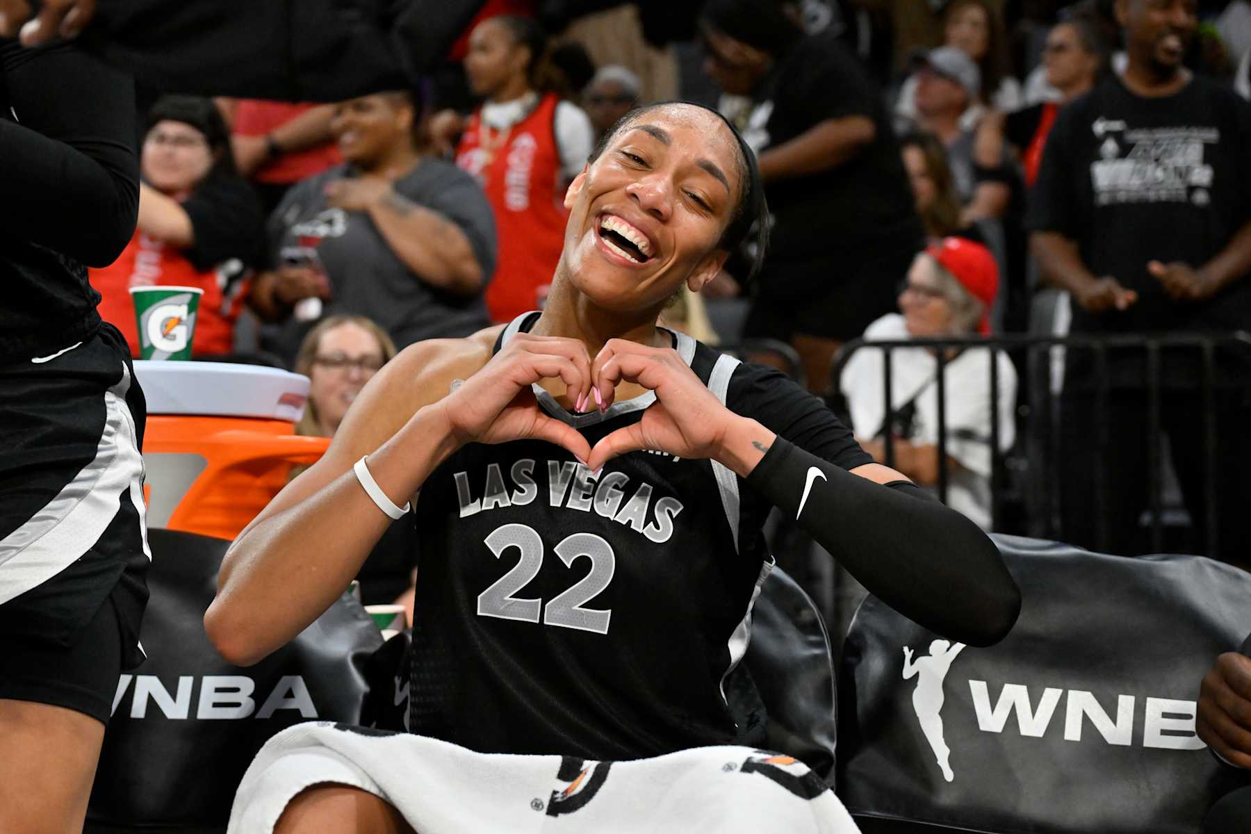 Bam Adebayo Celebrates A'ja Wilson Becoming 1st WNBA Player with 1K ...