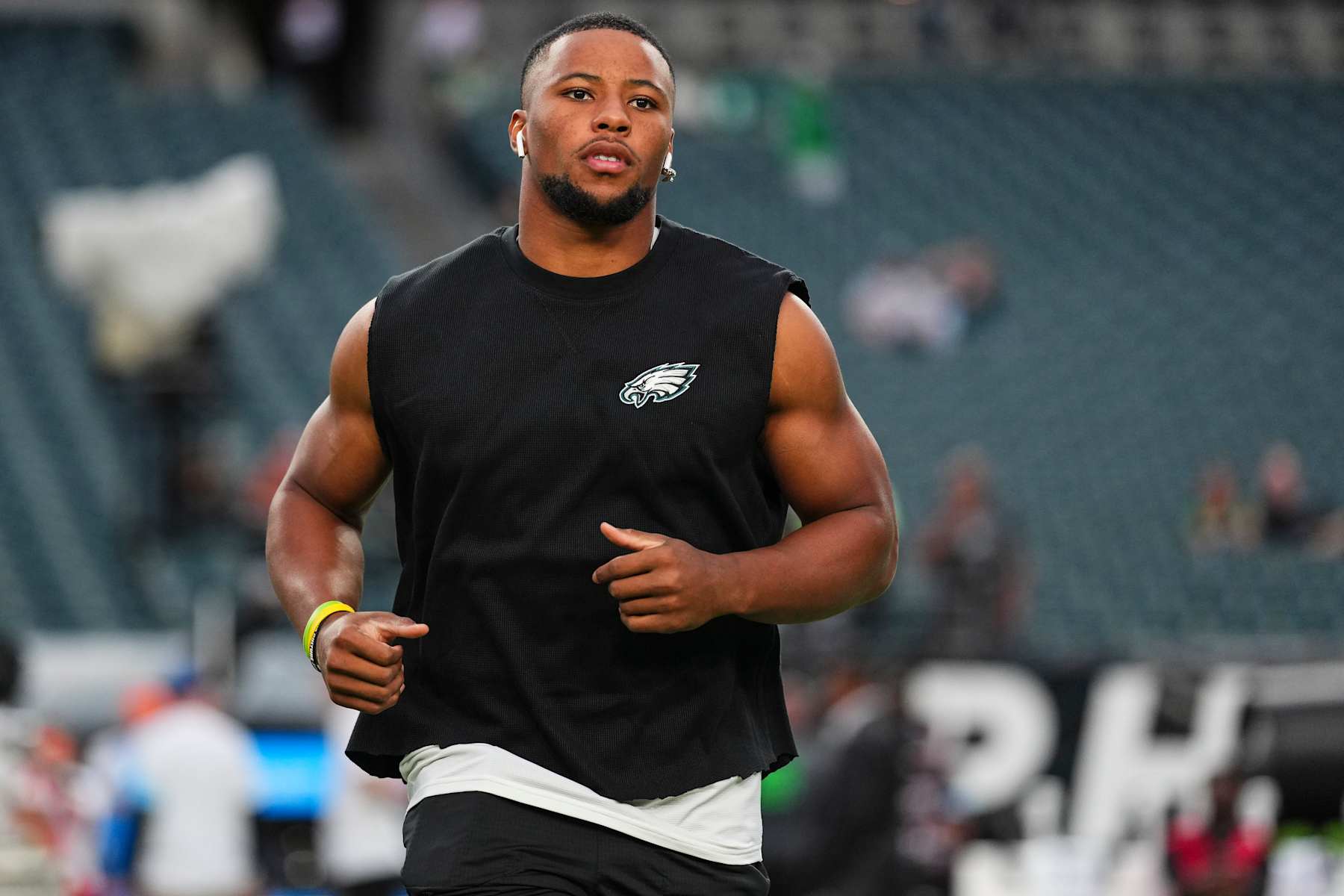 Eagles' Saquon Barkley Talks Saints Win, Philly Fans, Giants, More in B ...
