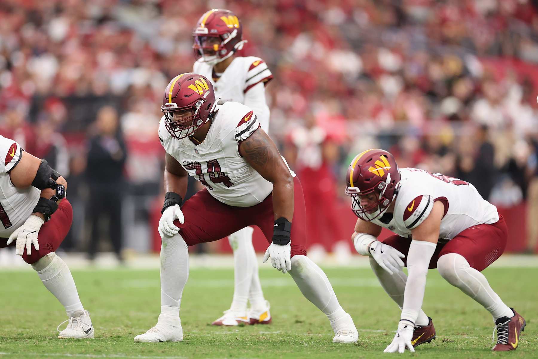 NFL Rumors: Commanders Disagreed with Critics of Jayden Daniels' OL ...
