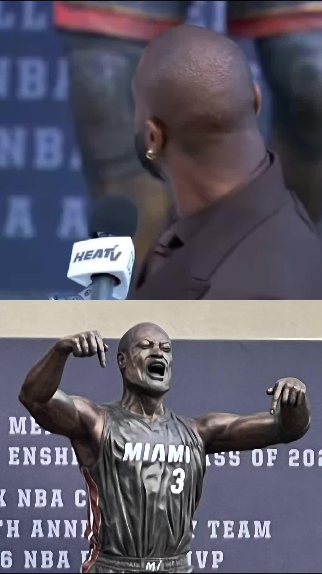 Dwyane Wade's Statue Artist on Criticism: 'I Don't Think Anybody Else ...