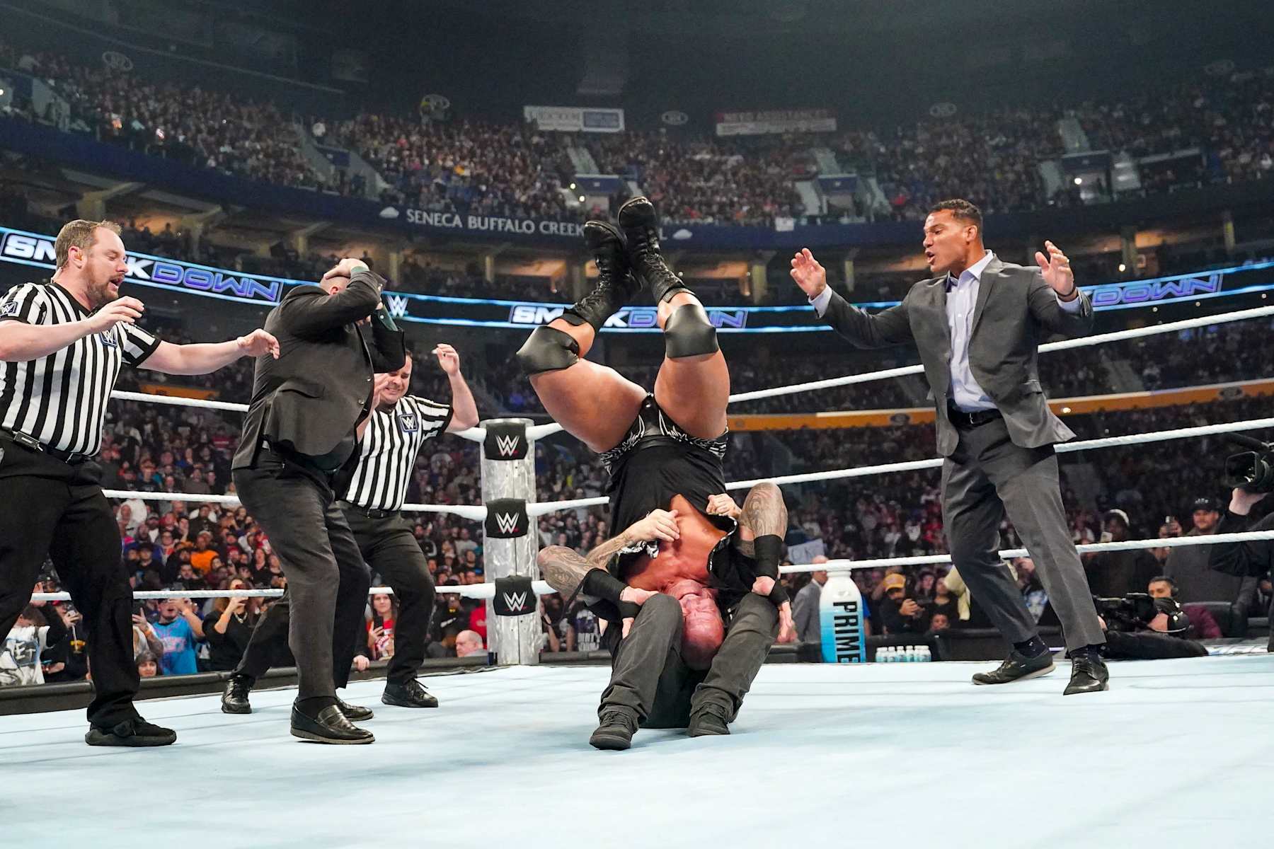 WWE: Randy Orton Out Indefinitely After Injury Angle with Kevin Owens