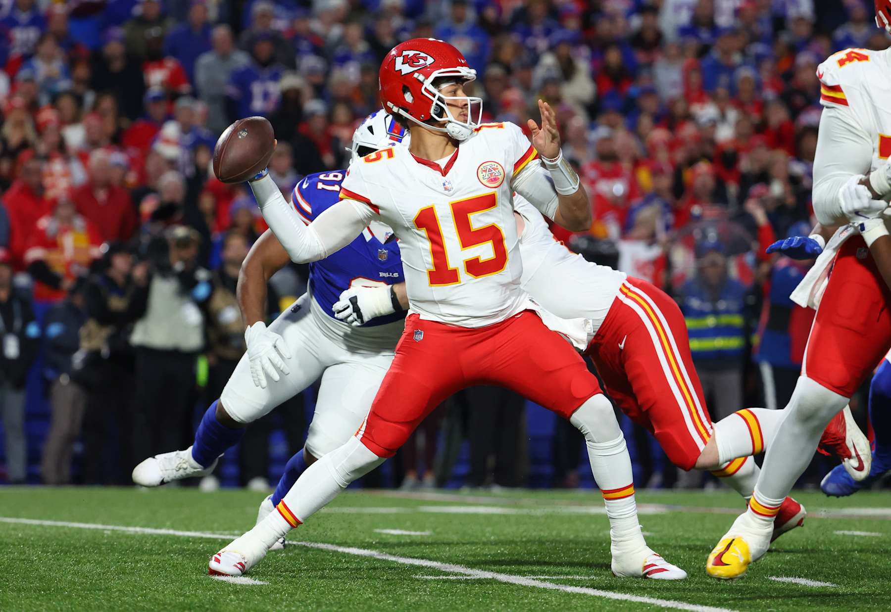 Chiefs' Patrick Mahomes Fined $14.1K by NFL for TD Celebration vs. Bills