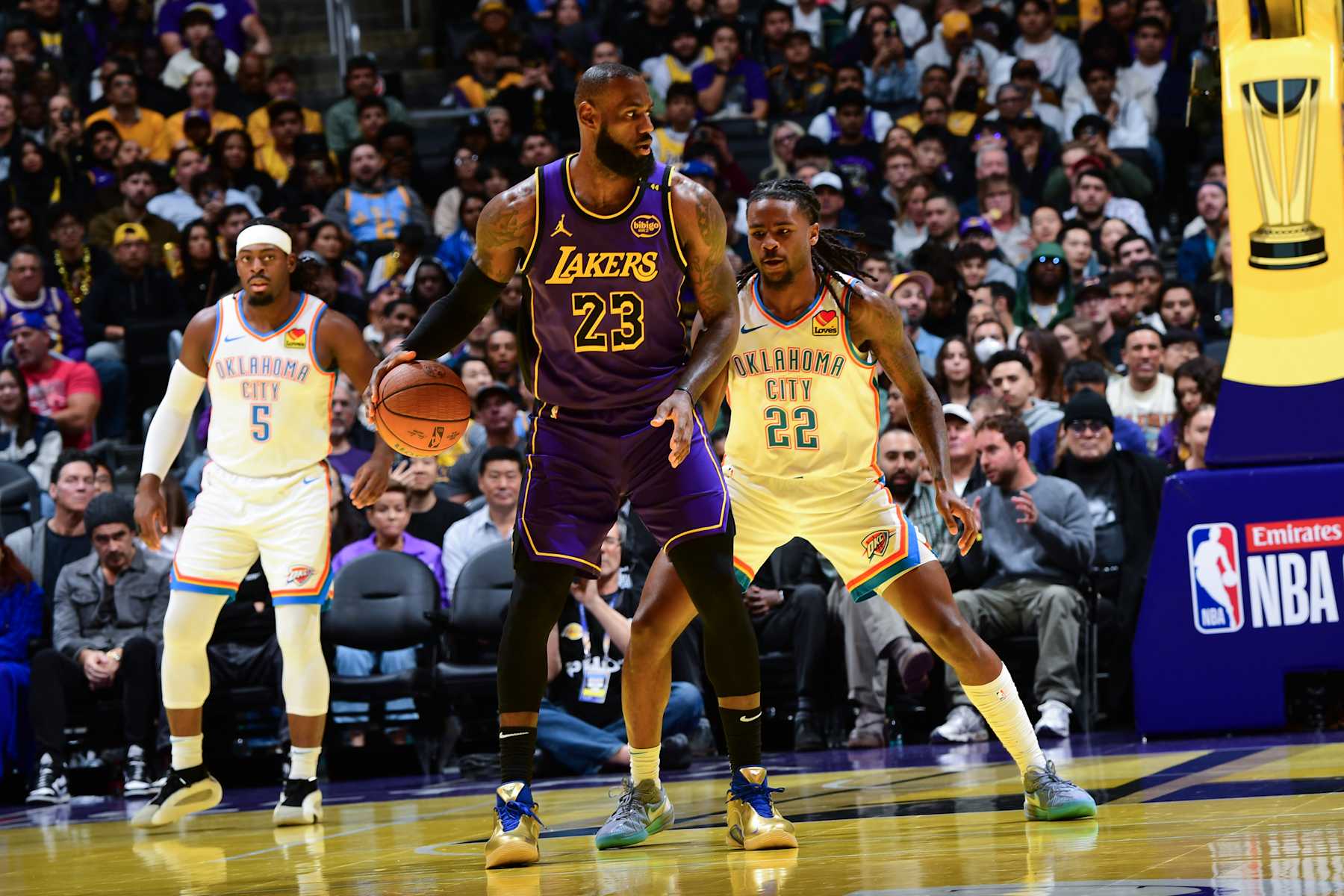 LeBron James, Anthony Davis Disappoint Fans in Loss vs. SGA, Thunder in ...