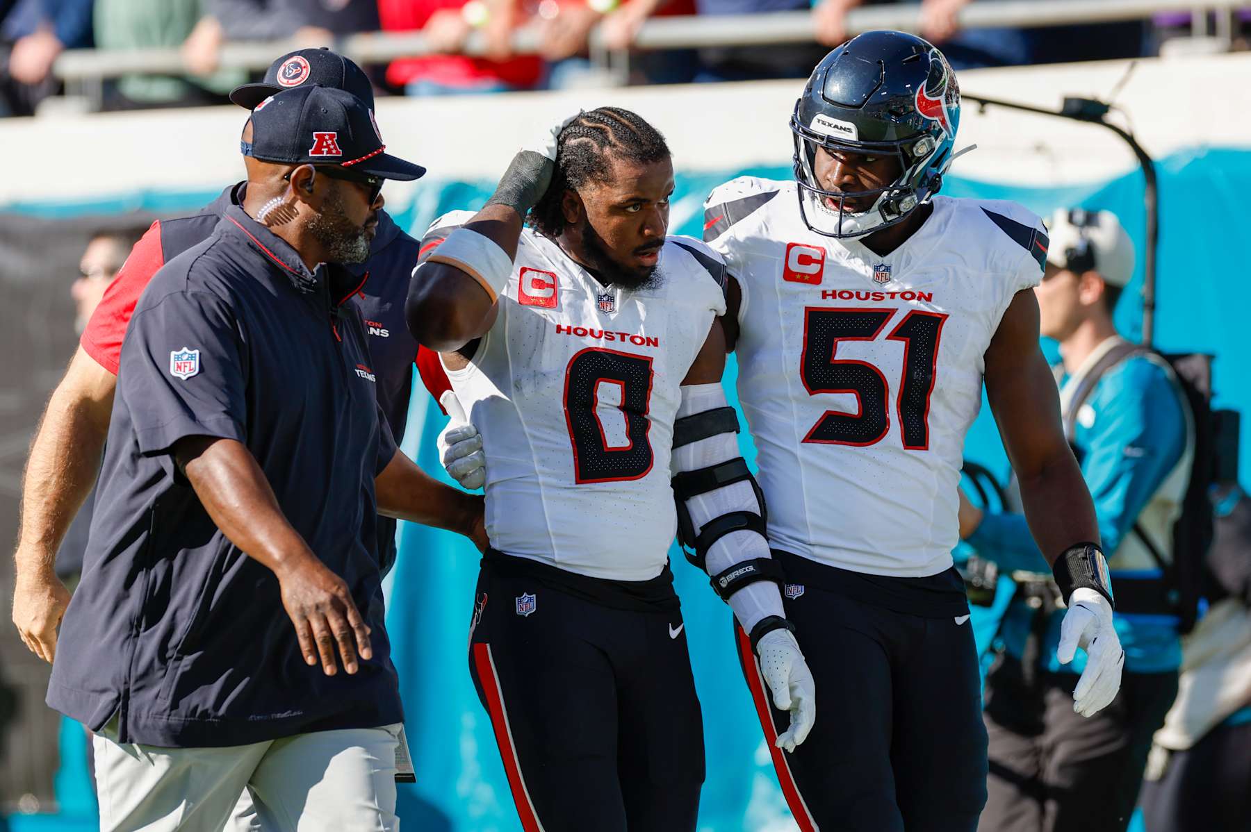 Azeez Al-Shaair Suspension Upheld After Texans LB's Hit Injured Jags ...