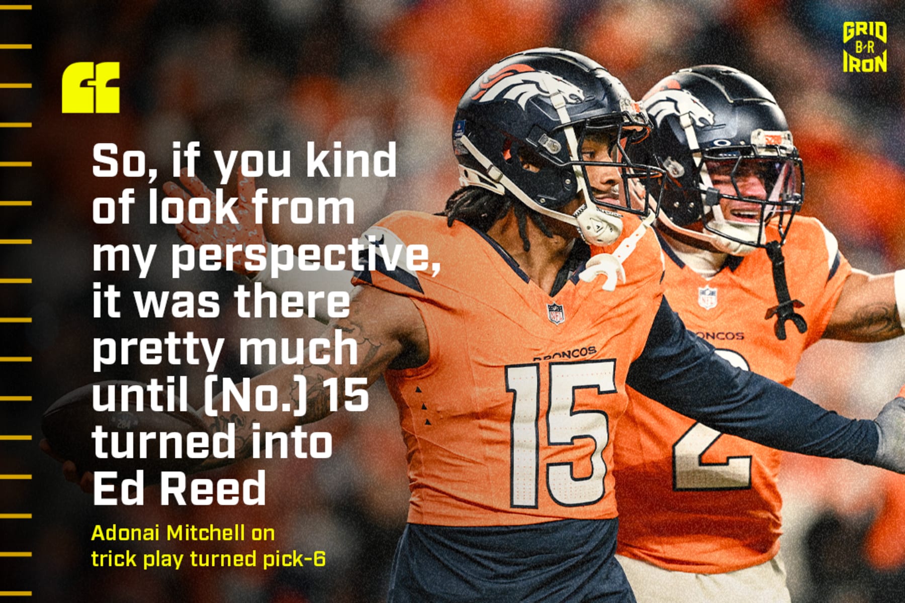 Video: Colts' AD Mitchell Says Broncos' Nik Bonitto 'Turned into Ed ...