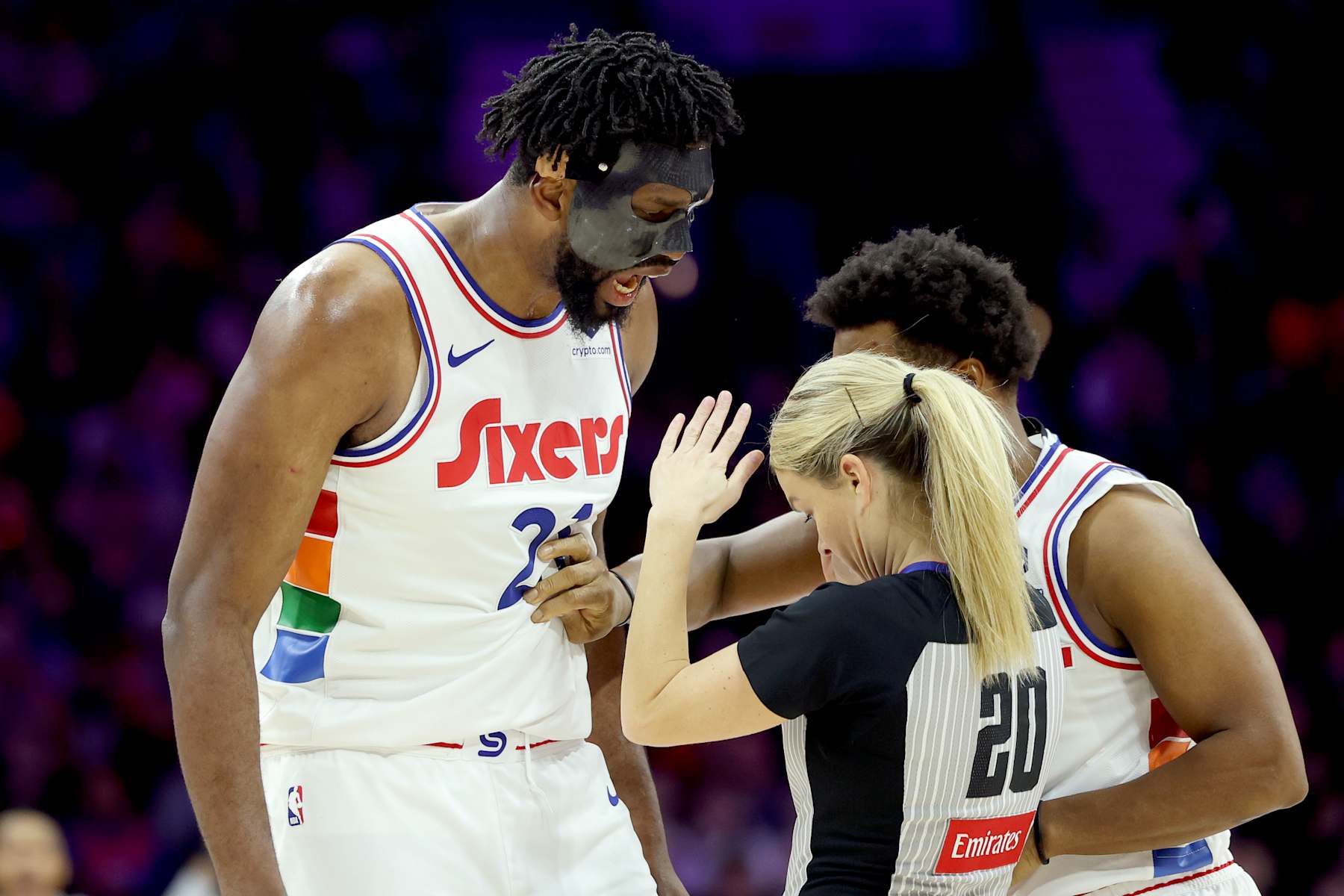 Joel Embiid Left Arena Without Discussing Ejection, Wemby Talks 'Flop ...