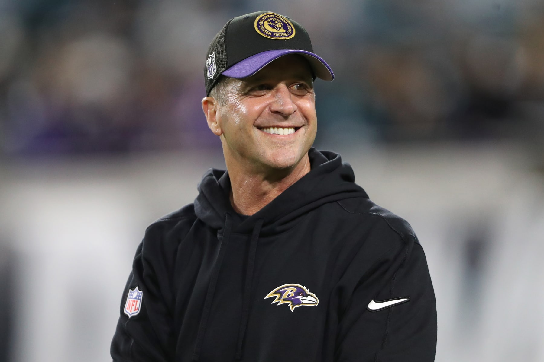 ESPN: Ravens' John Harbaugh to Attend Brother Jim, Michigan's CFP Game vs. Washington | News ...