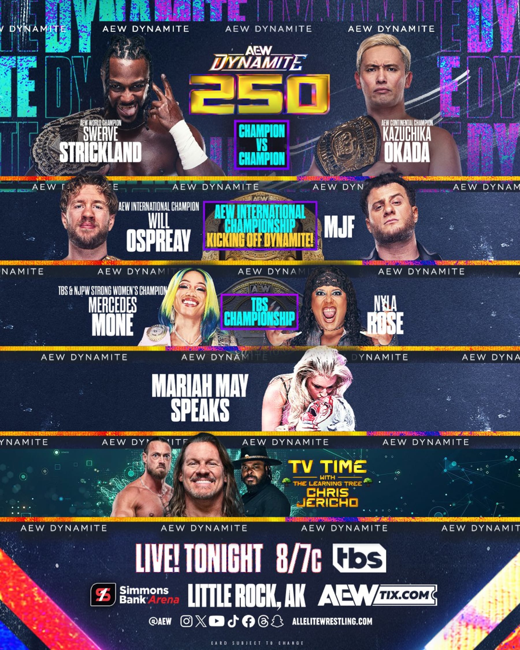 AEW Dynamite 250 Results: Winners, Live Grades, Reaction and Highlights ...