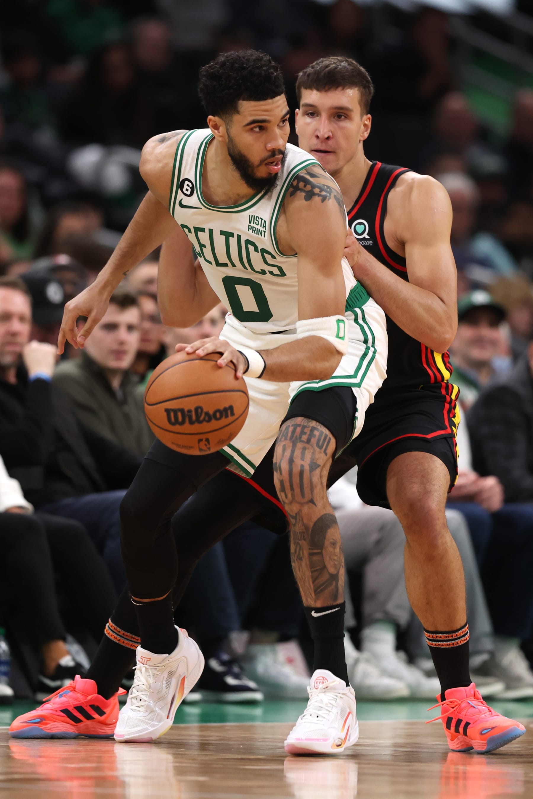 Jayson Tatum 'Locked In' as Fans Celebrate Celtics Game 2 Win vs. Trae Young, Hawks | News ...