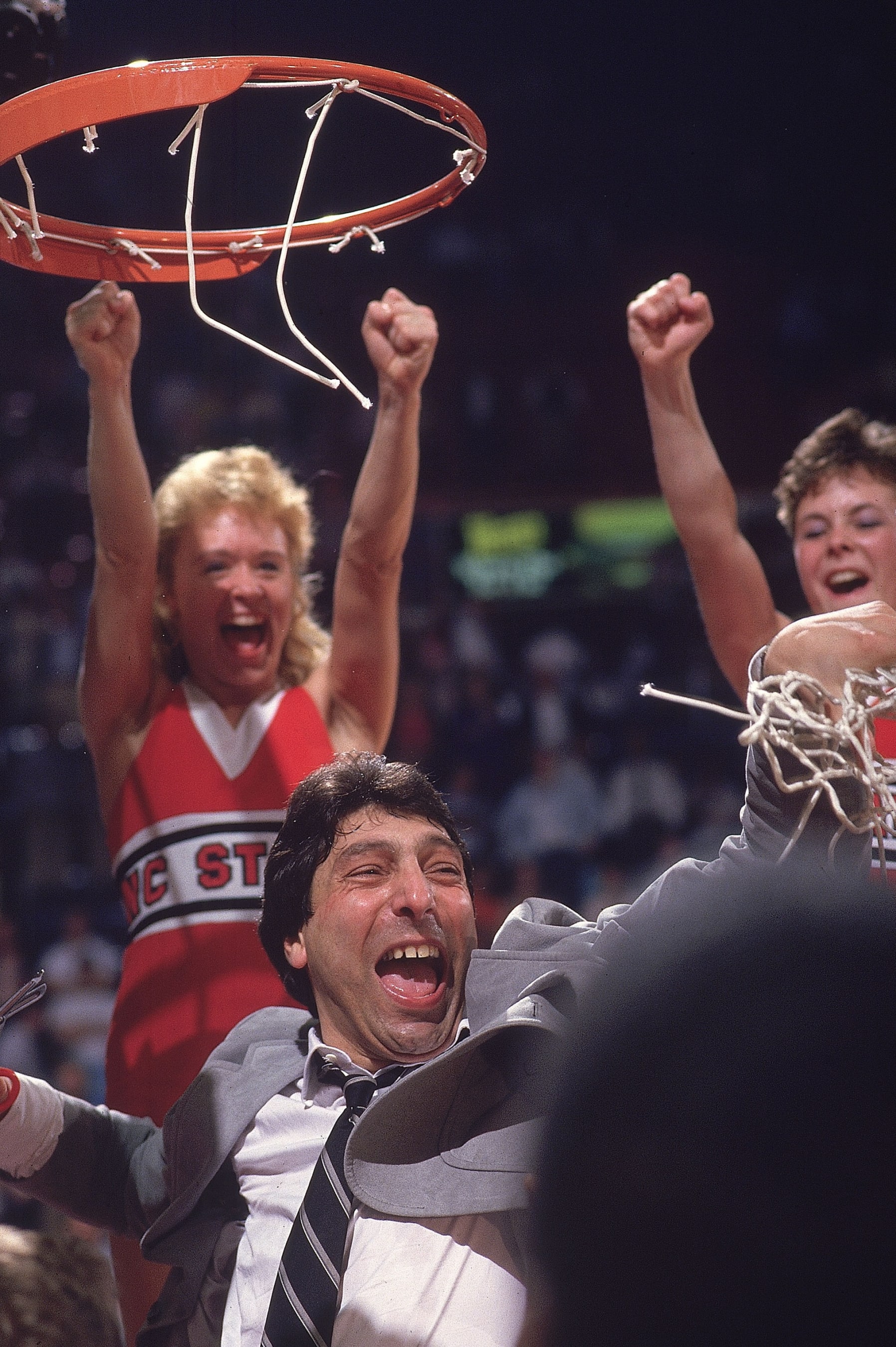 NC State Fans Honor Jim Valvano at His Gravesite During March Madness