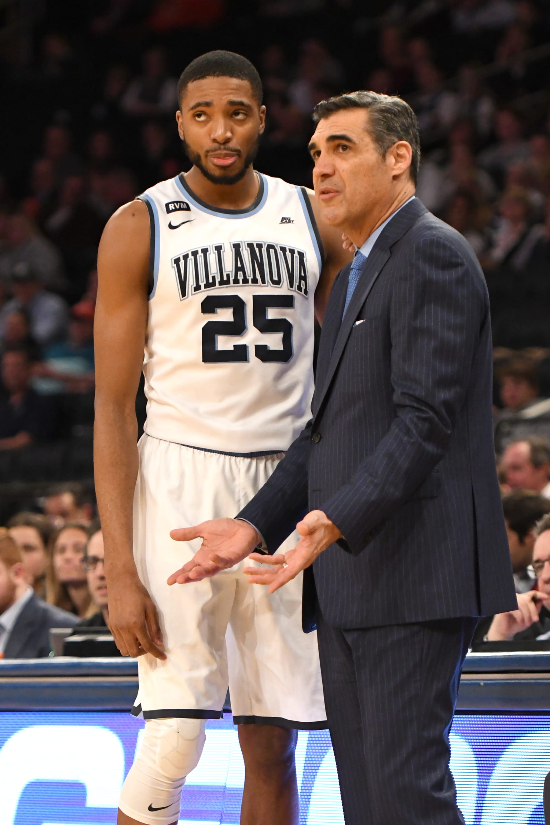 Jay Wright Reacts to Mikal Bridges' Trade to Knicks, Reunion with ...