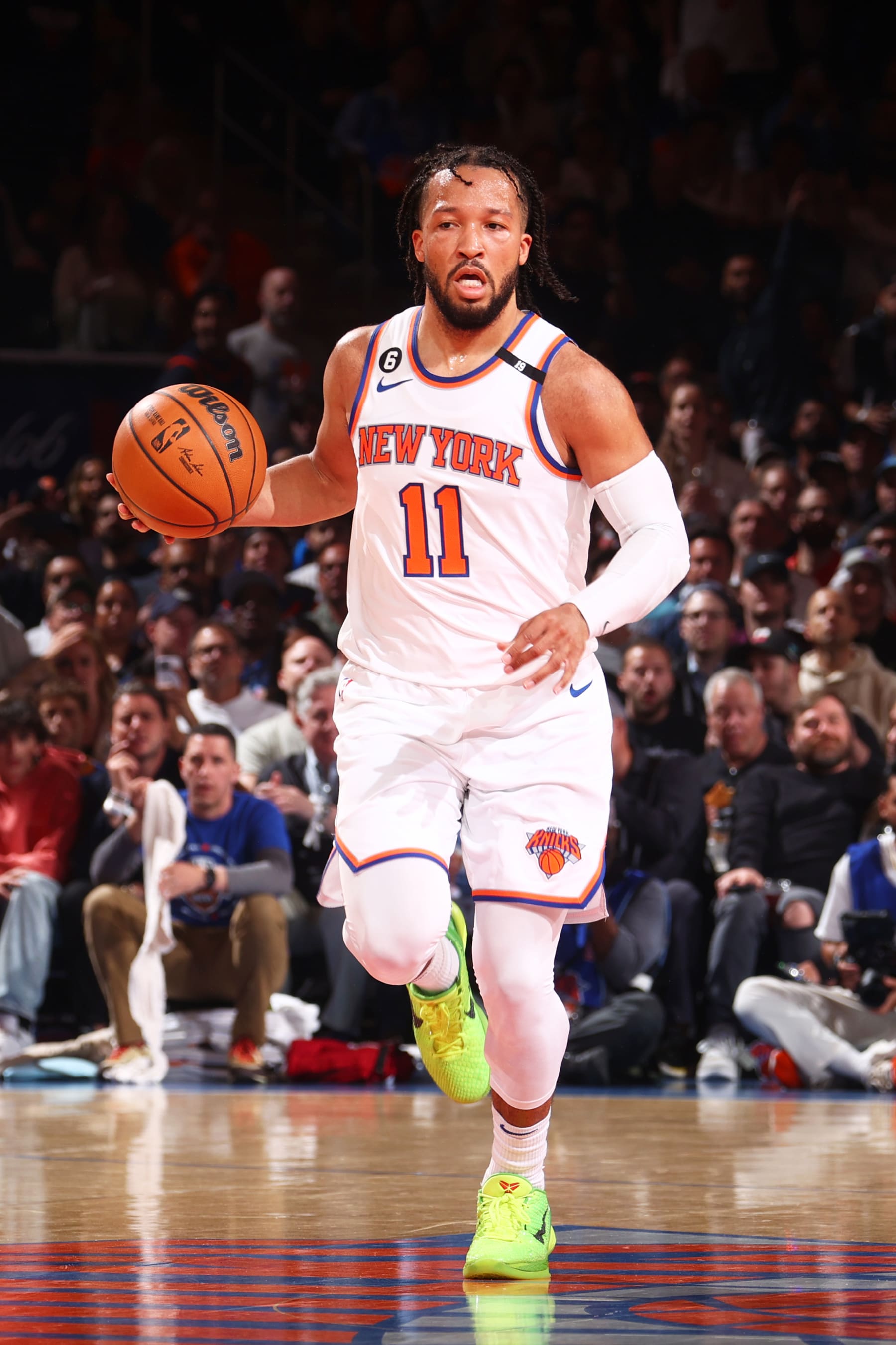 Knicks' Jalen Brunson After Playing 48 Minutes in Win vs. Heat ...