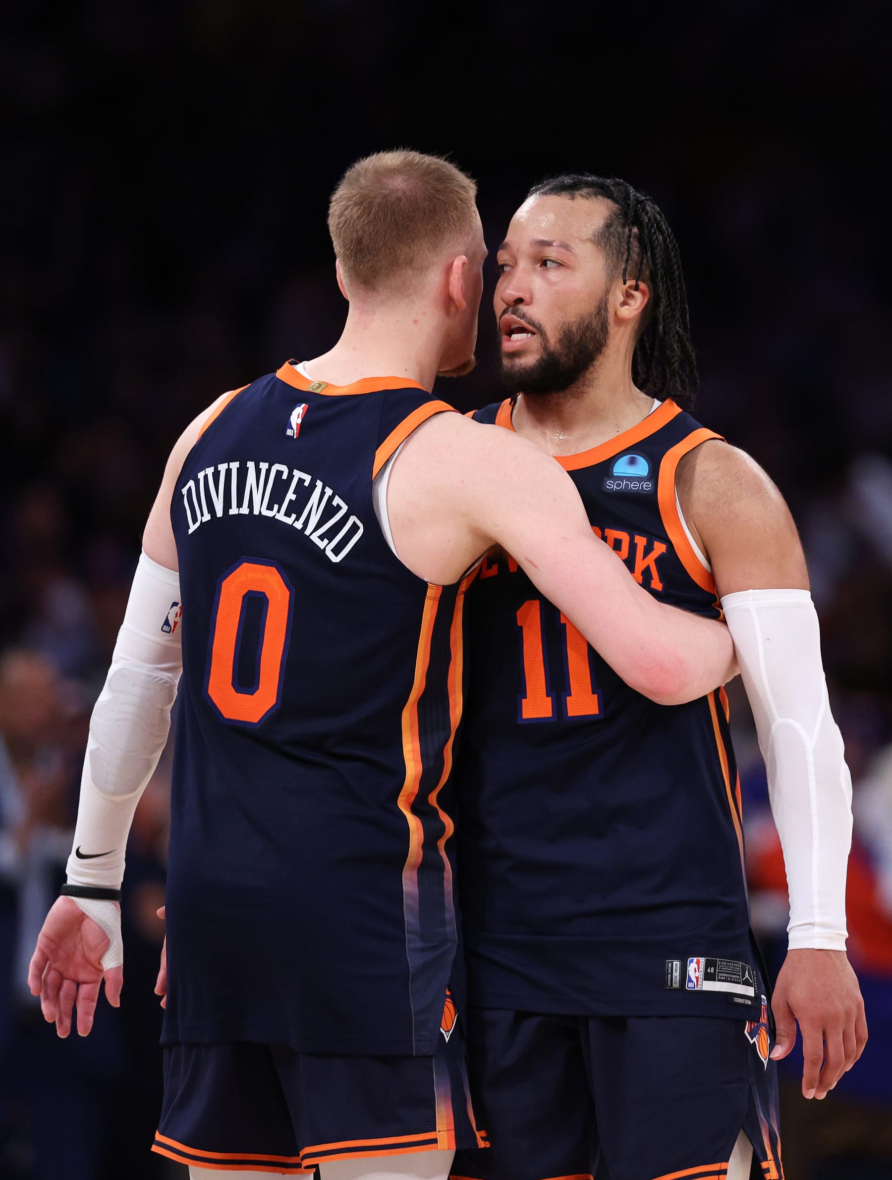 Jalen Brunson Hyped by Knicks HC Thibodeau, Donte DiVincenzo for Playing with Injury