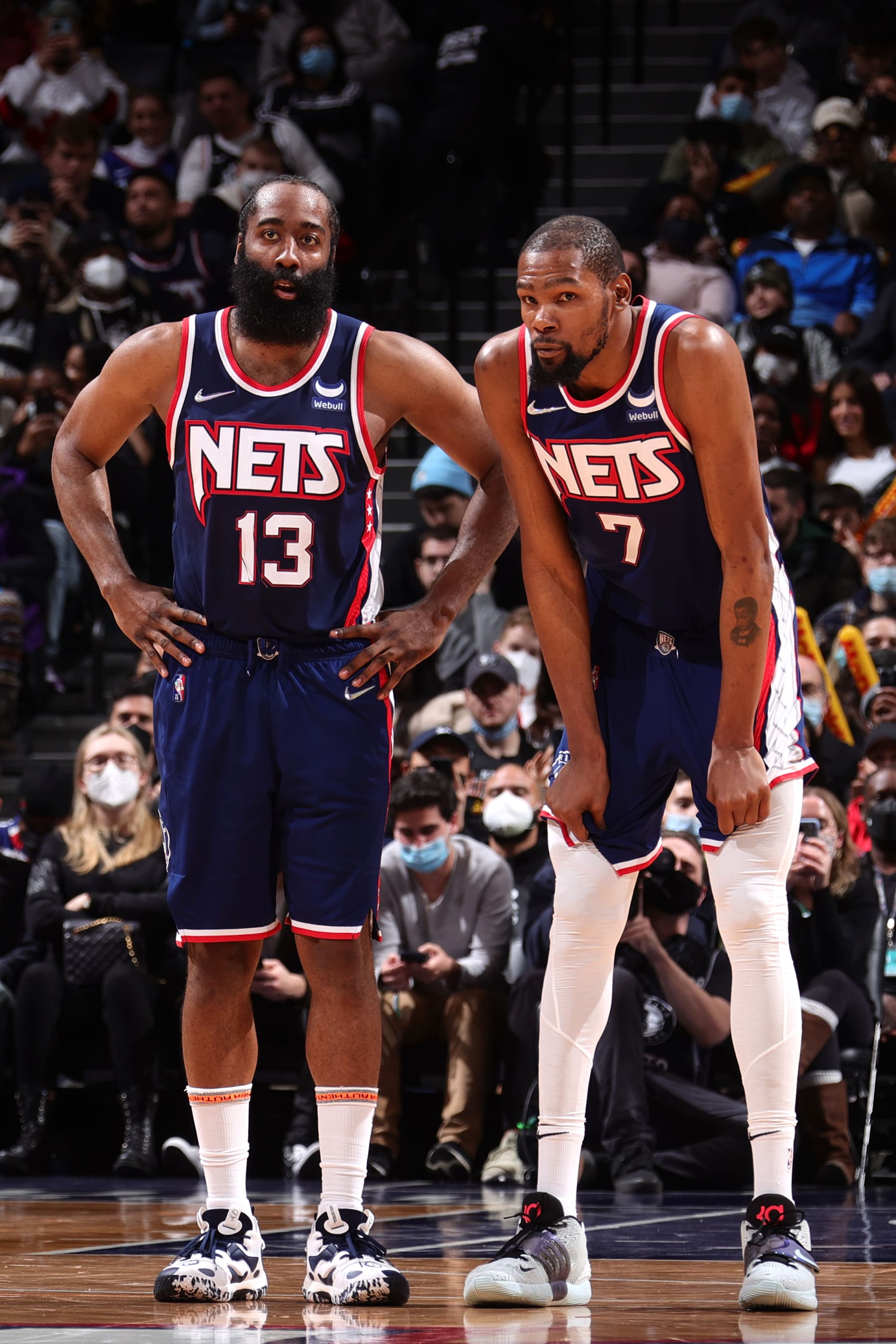 Report: James Harden, Kevin Durant 'Butted Heads' over Harden's ...