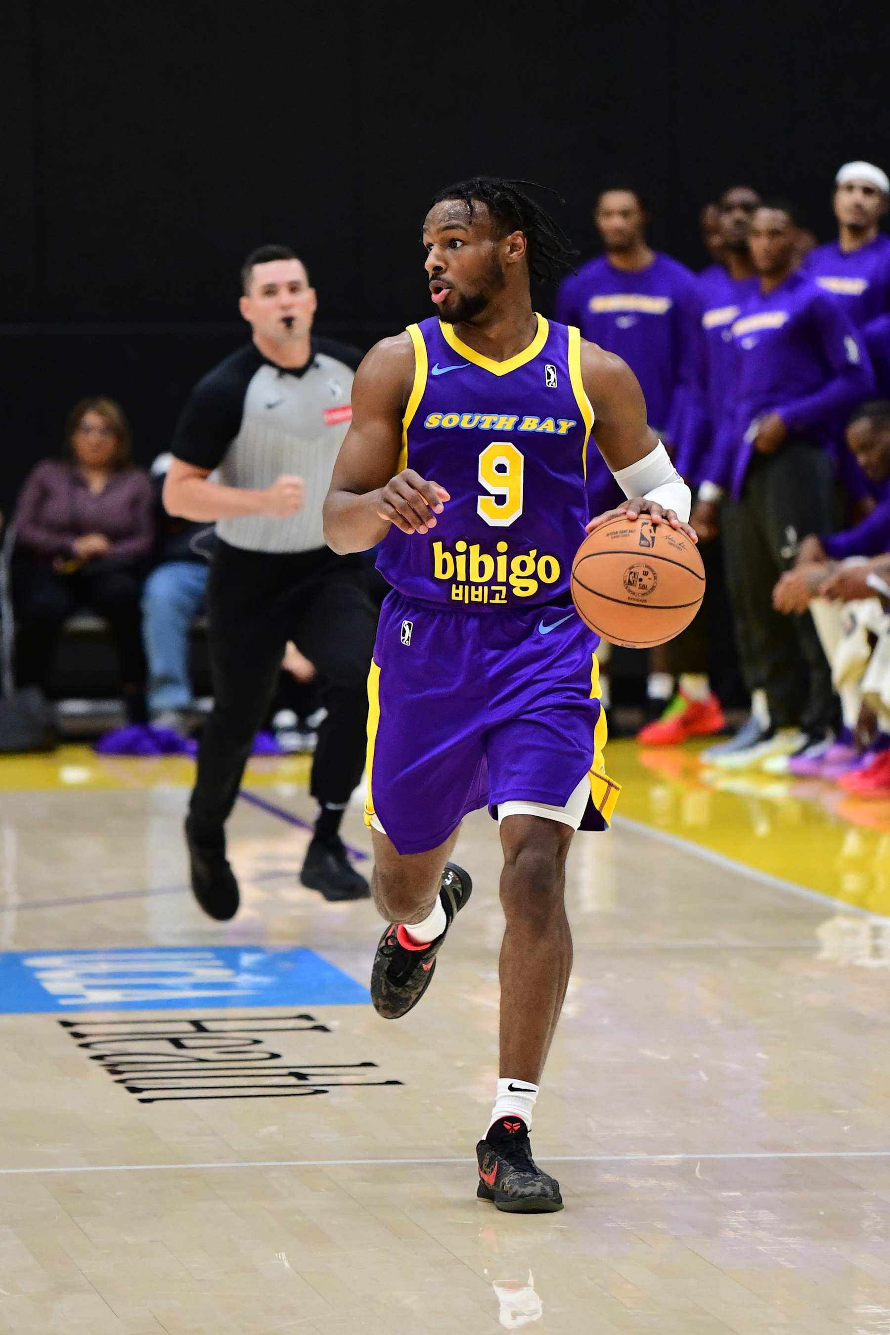 Bronny James Scores 6 Points in NBA G League Debut With South Bay Lakers