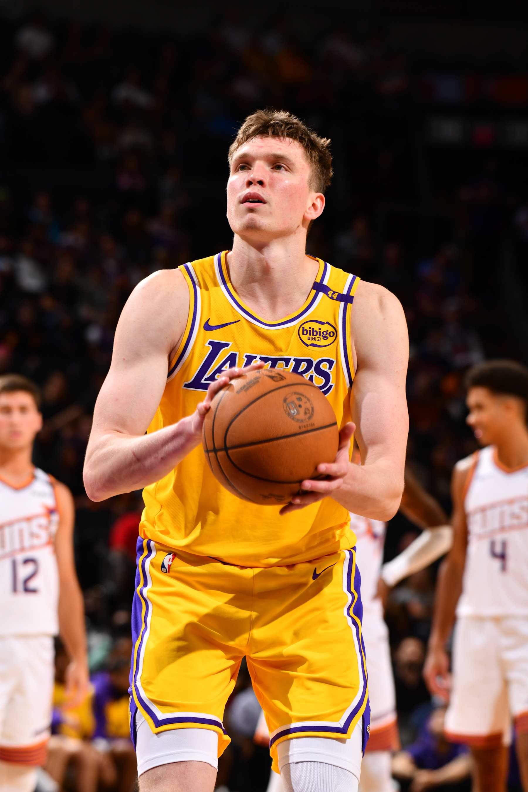 Photo: Lakers' Dalton Knecht Shows Off Signed Kevin Durant Jersey After Win vs. Suns | News ...