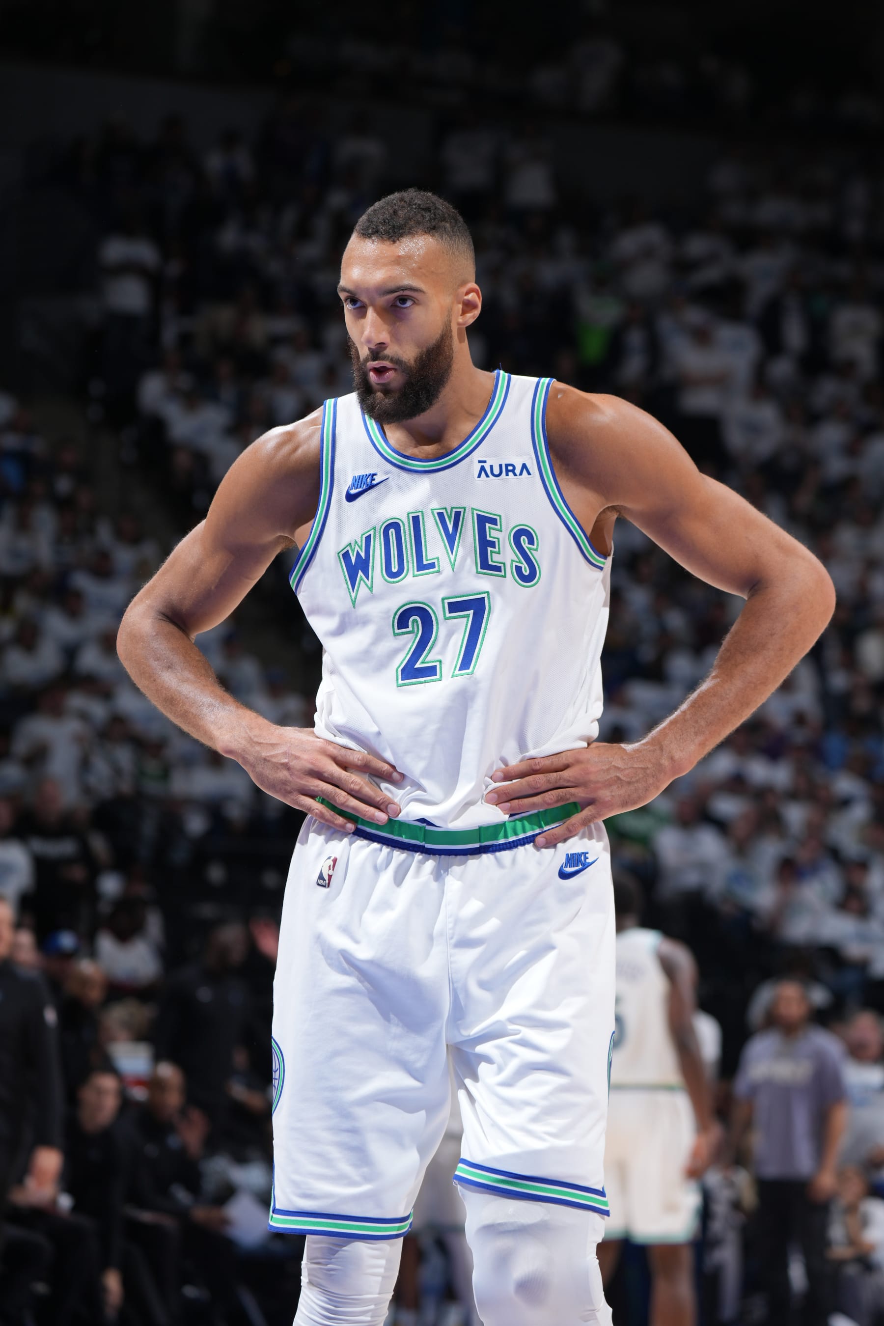 Wolves' Rudy Gobert Consulted Jets' Aaron Rodgers on NBA Offseason ...