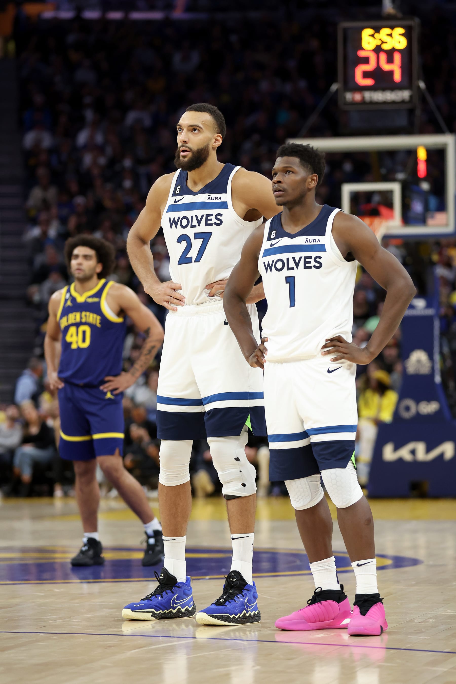 Anthony Edwards Jokes He'd Walk off Court If T-Wolves' Rudy Gobert ...