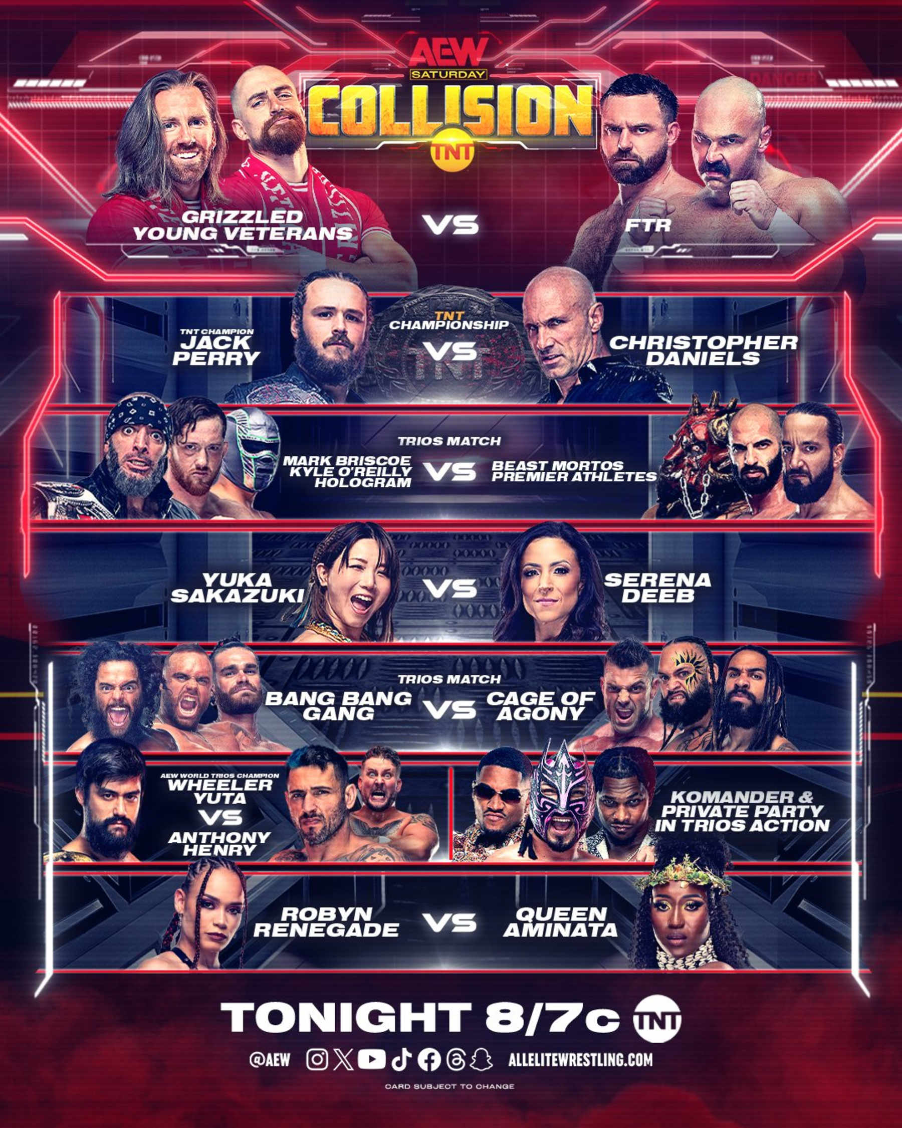 AEW Collision Results: Winners, Live Grades, Reaction, Highlights After All Out | News, Scores ...