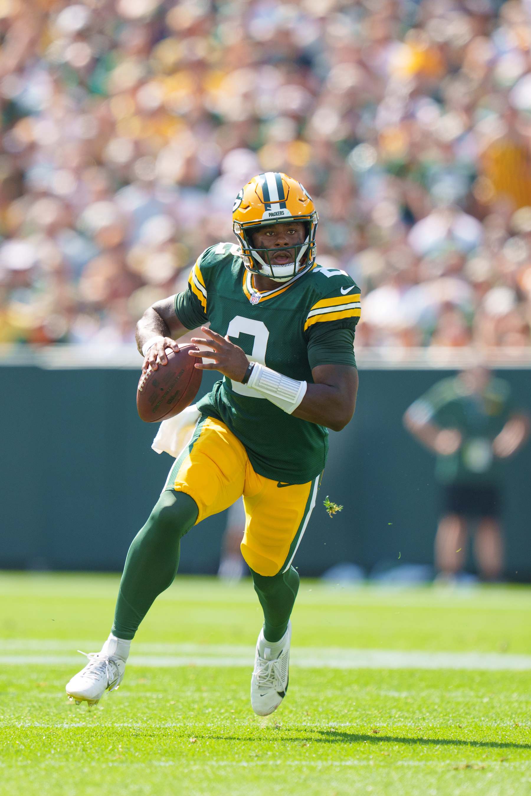 Packers' LaFleur Discusses Video of Josh Myers Vomitting on Ball, Malik Willis Run