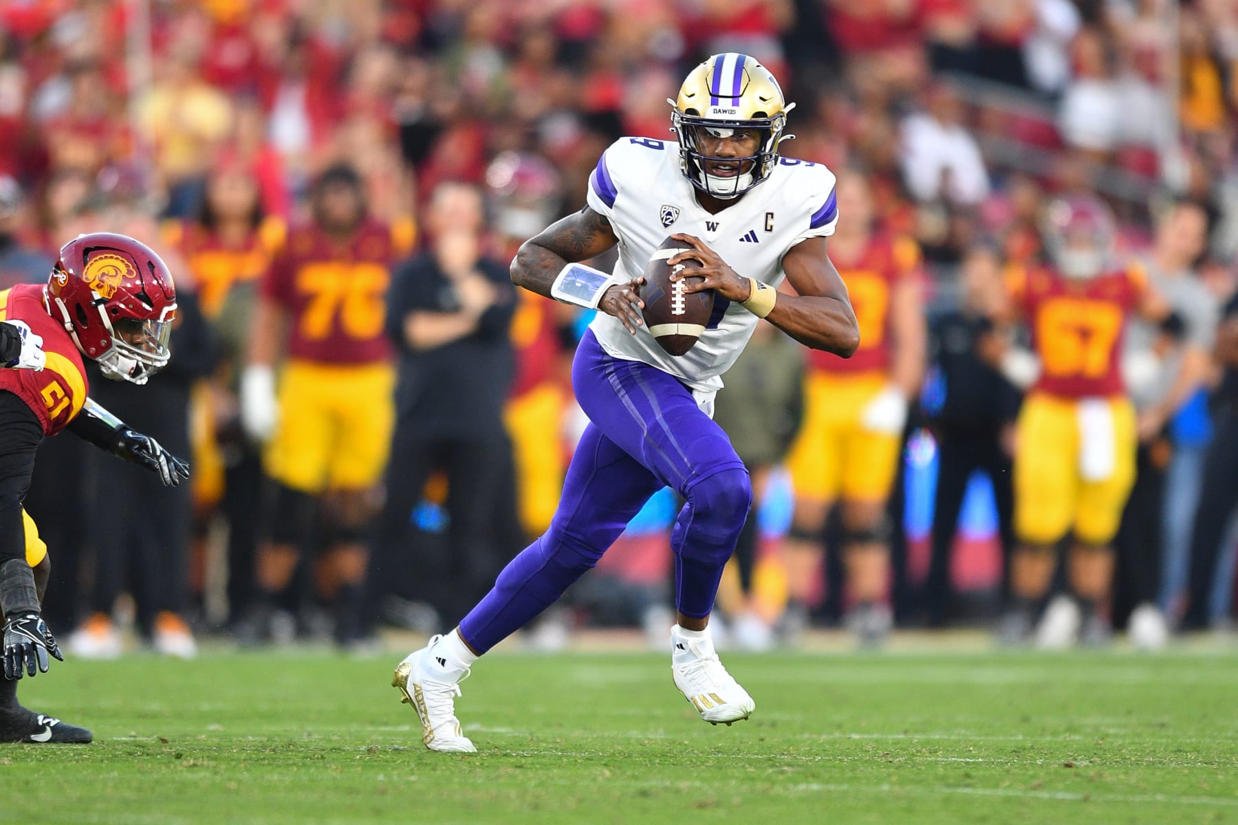 Michael Penix Jr. Awes Fans After Epic Caleb Williams Duel as ...