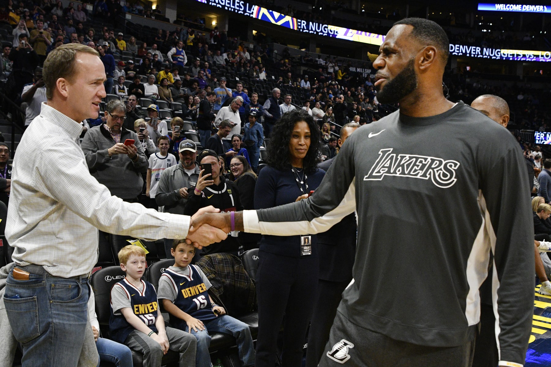 Report: Lakers' LeBron James, Peyton Manning, Planning 'Quarterback ...
