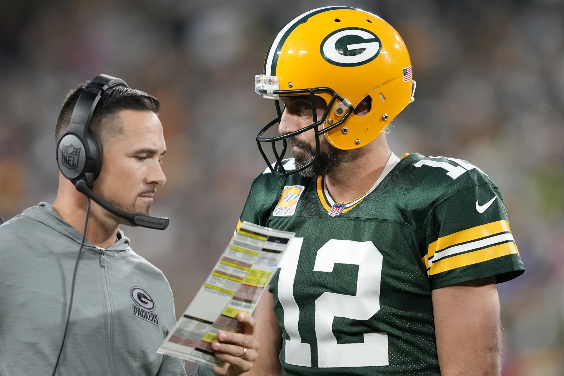 Packers Haven't Considered Resting Aaron Rodgers Amid Thumb Injury ...