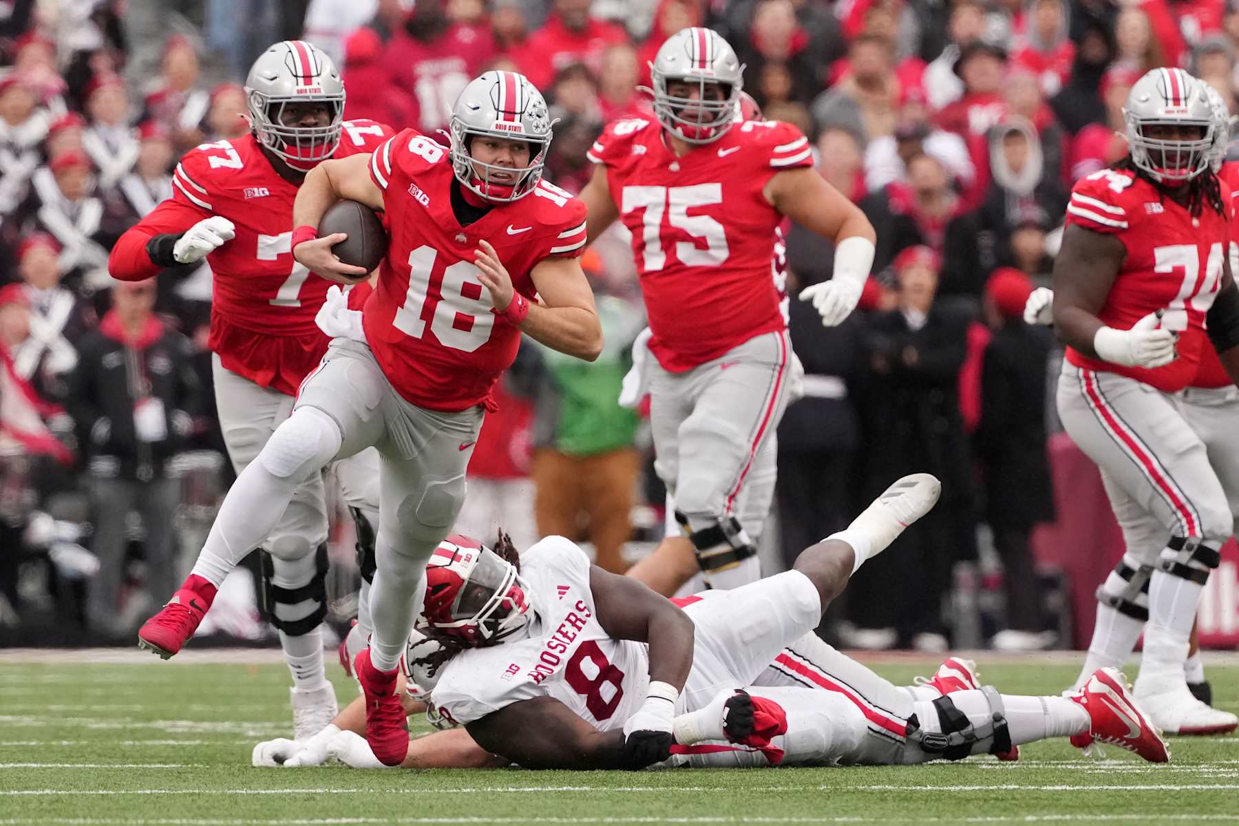 OSU Hyped by CFB Fans After Win vs. Indiana as Hoosiers' CFP Bracket ...