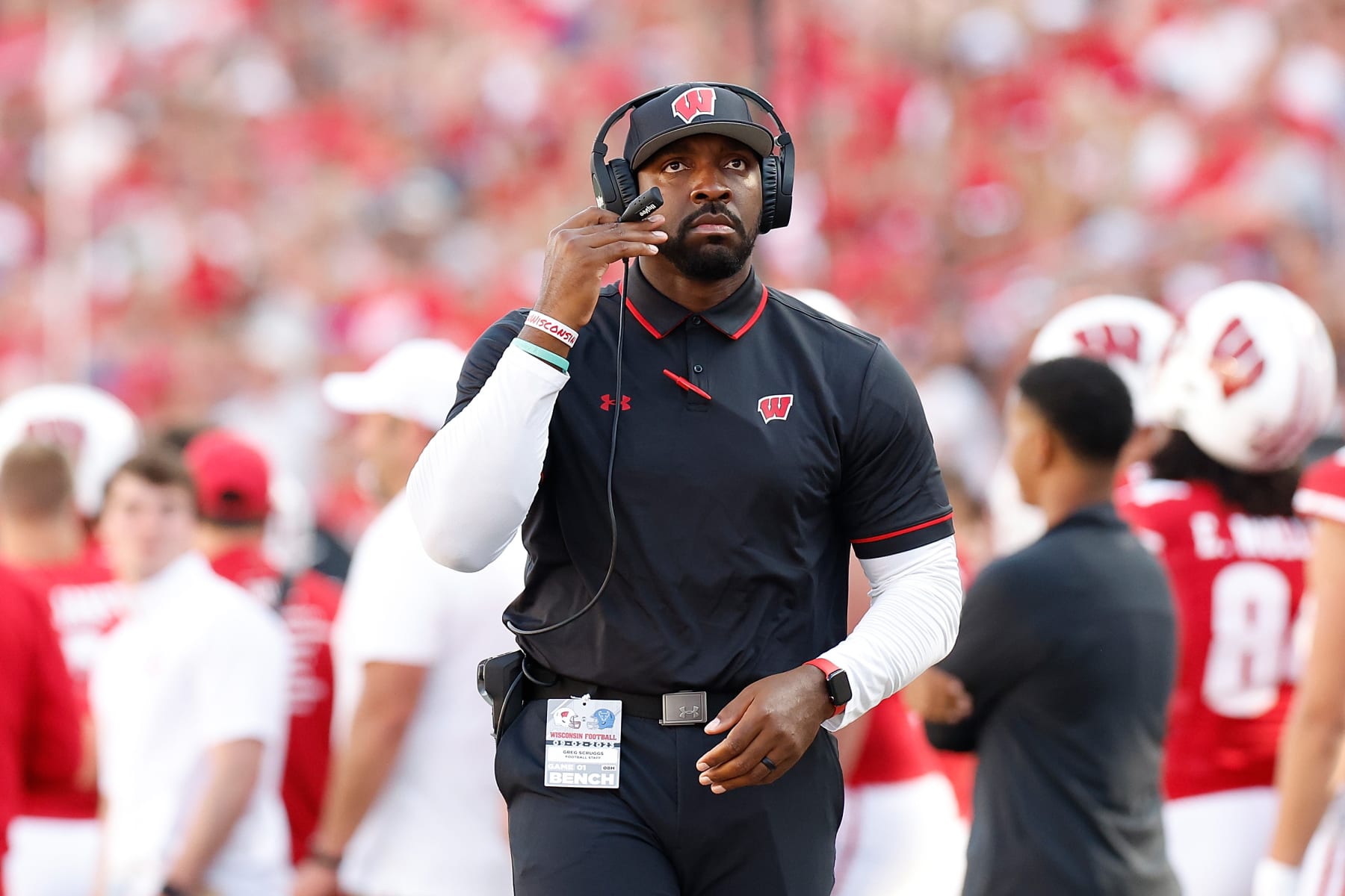 Michigan DL Coach Greg Scruggs Suspended After Arrest on OWI Charge