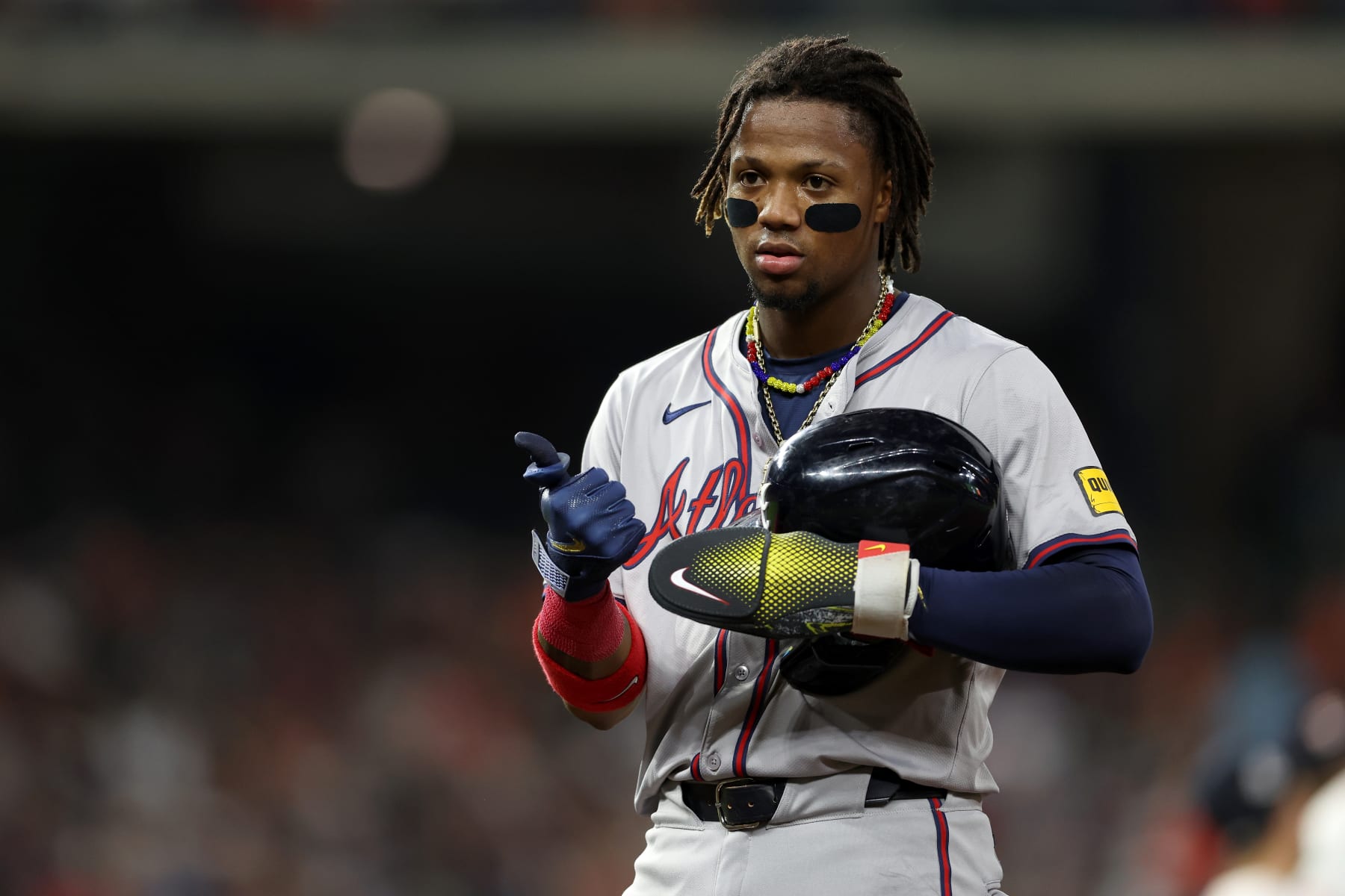 Report: Braves' Ronald Acuña Jr. Expected to Join Bad Bunny's Agency ...