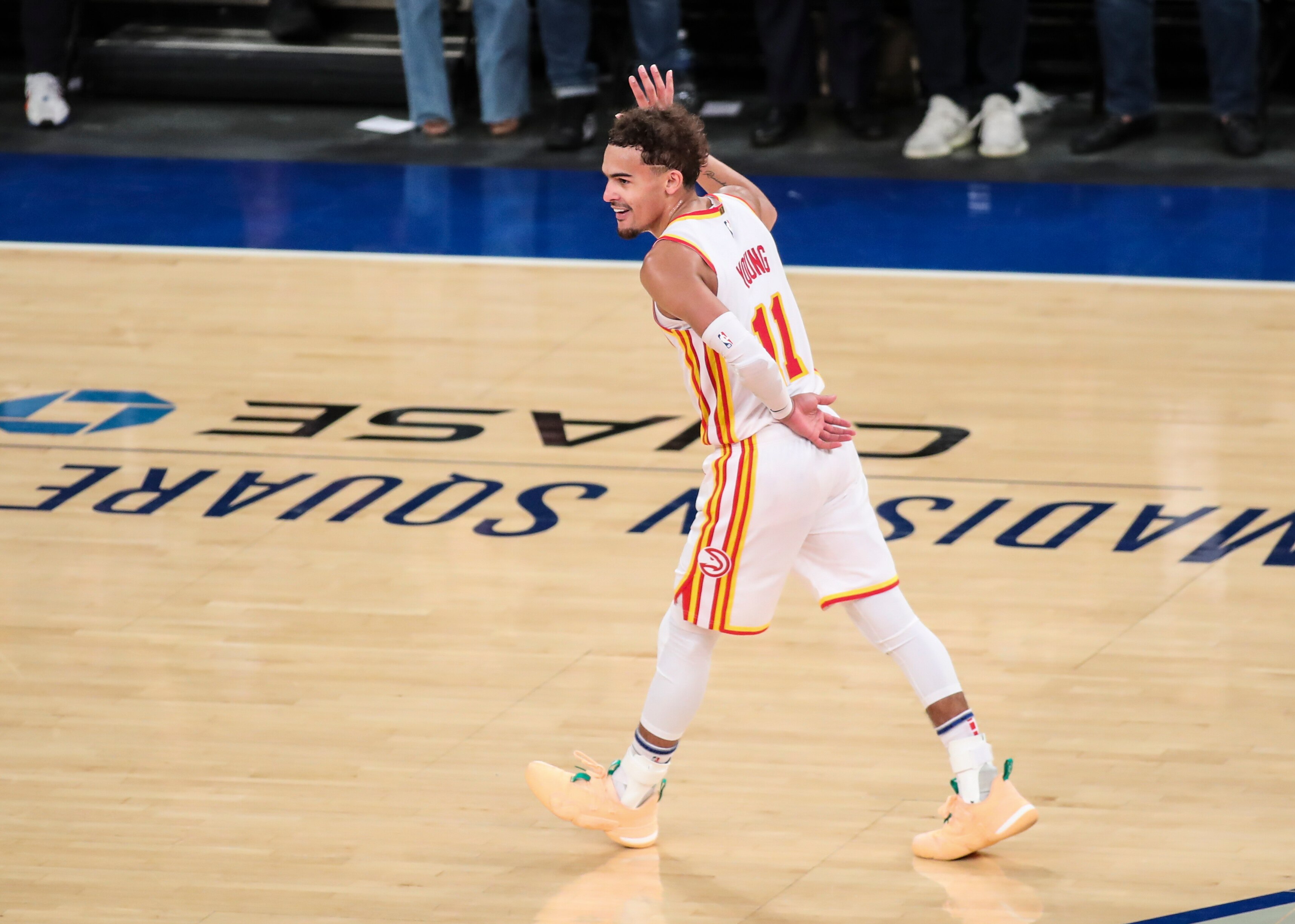 Hawks' Trae Young Says Gesture to Knicks Fans in 2021 NBA Playoffs Was ...