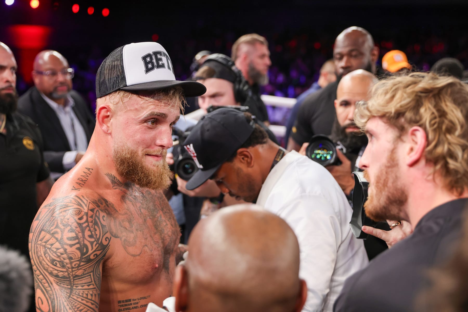 Video: Jake, Logan Paul's Live Reaction to Ryan Garcia's Upset Win vs ...