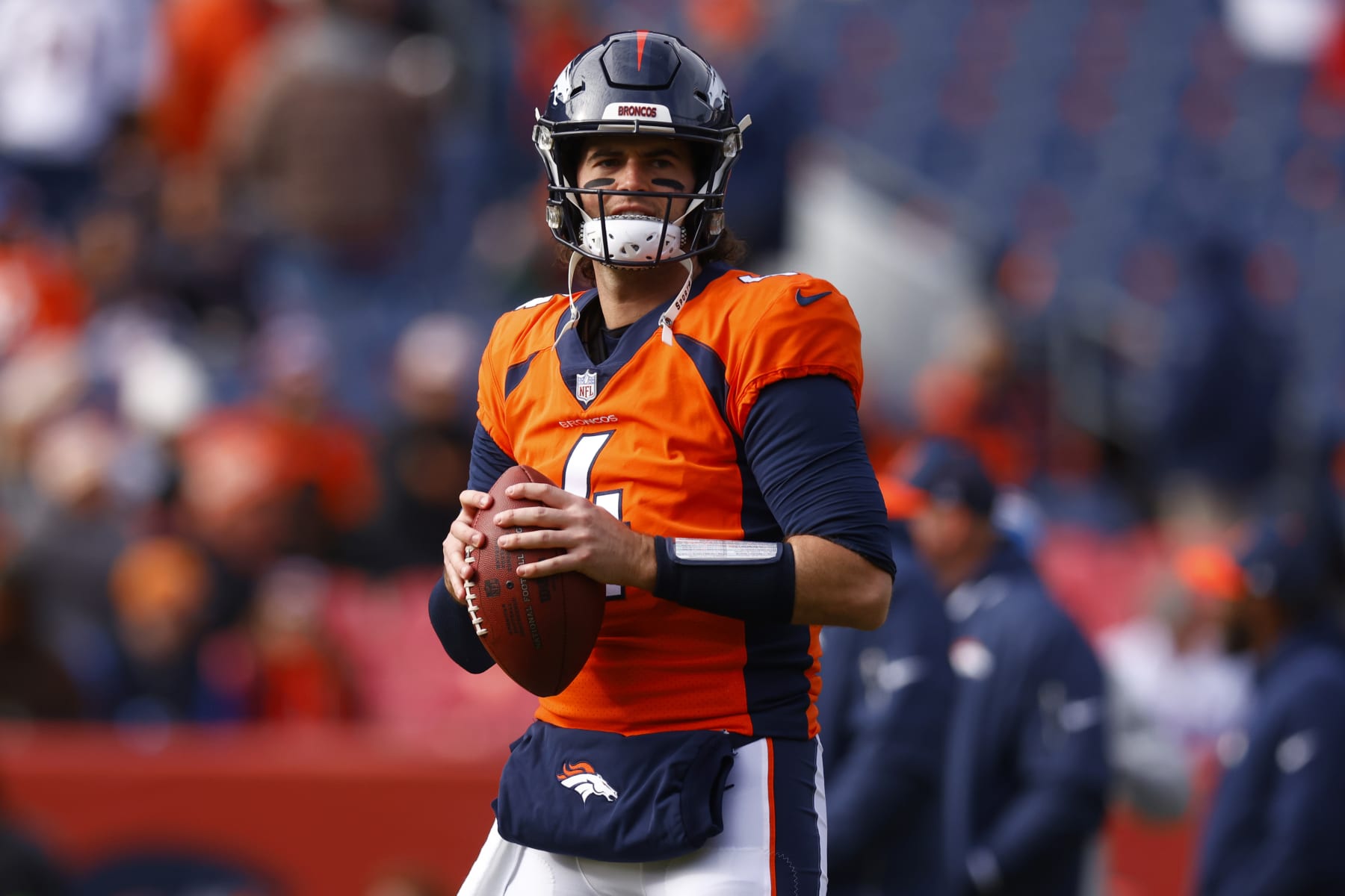 Jarrett Stidham to Remain Broncos' QB1 vs. Raiders over Russell Wilson, Payton Says | News ...