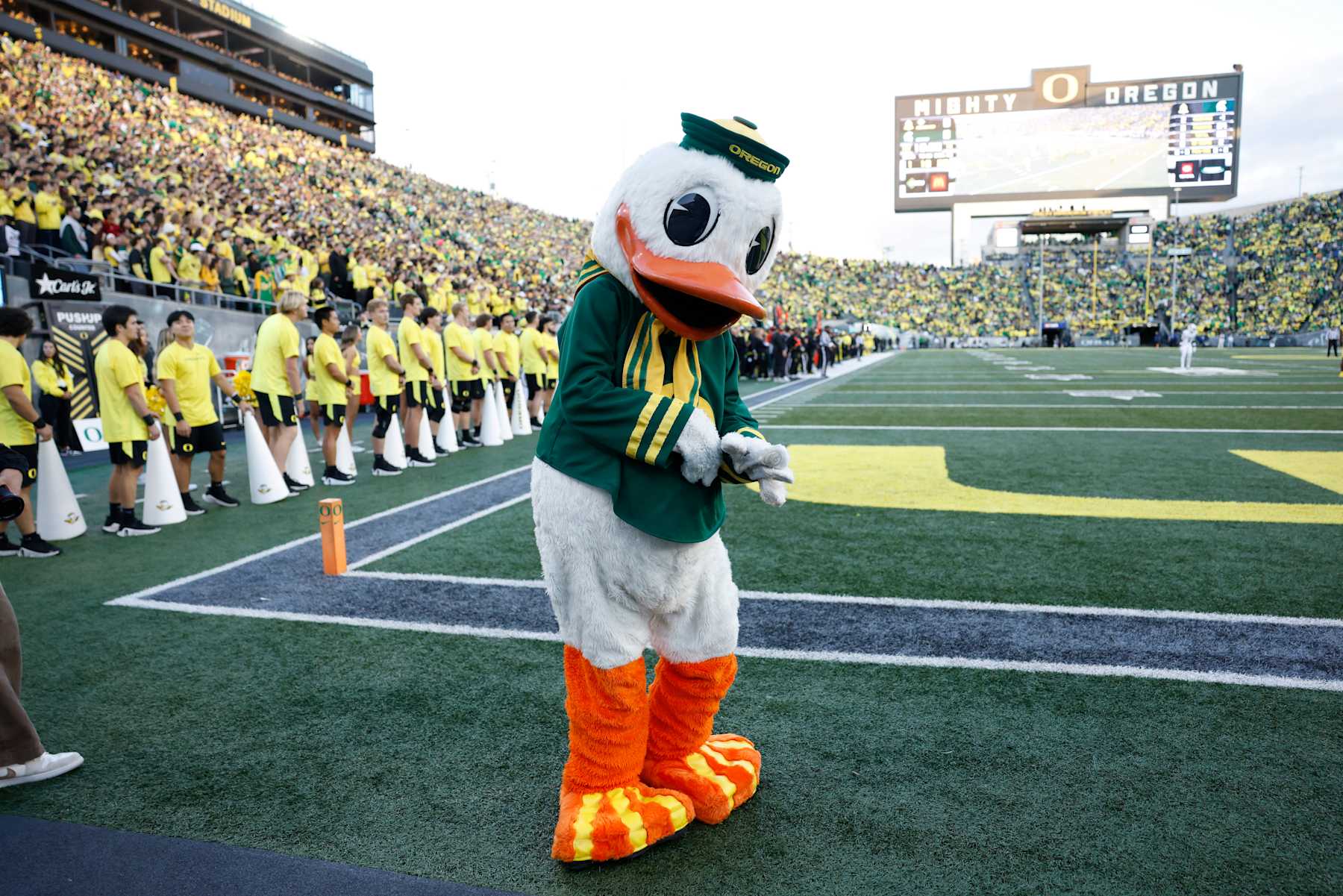 Photo: Sydney Sweeney Responds to Oregon Duck's Viral College GameDay ...