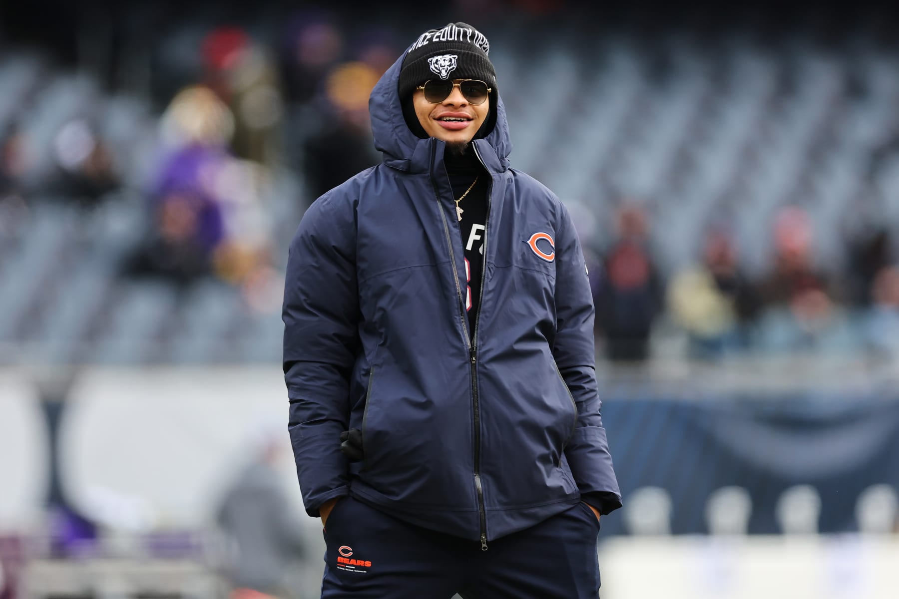 Justin Fields Hopes Bears Get Dome Stadium Due to Chicago's Weather ...