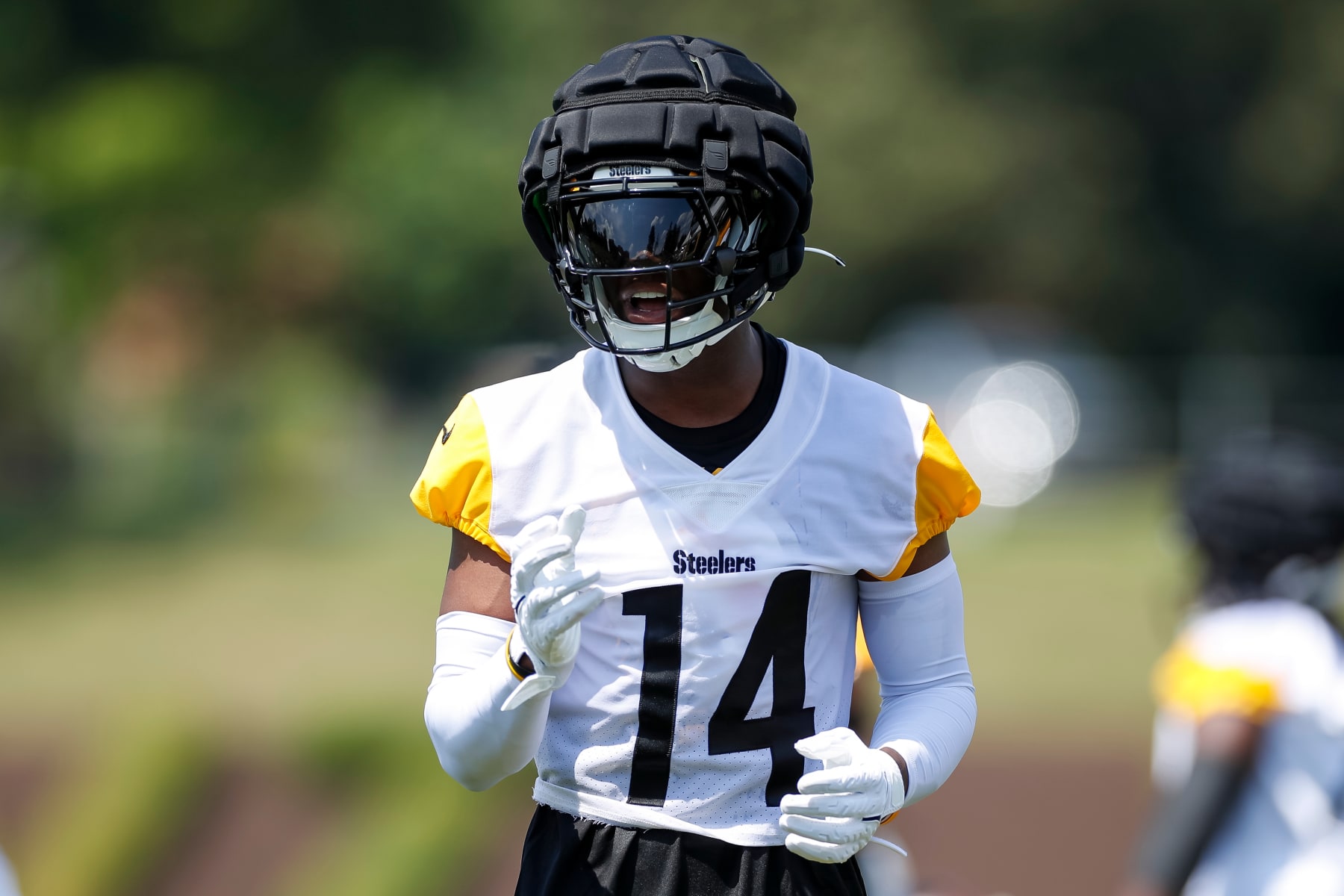 Steelers' George Pickens Ranks His Top NFL WR Ever with Michael ...